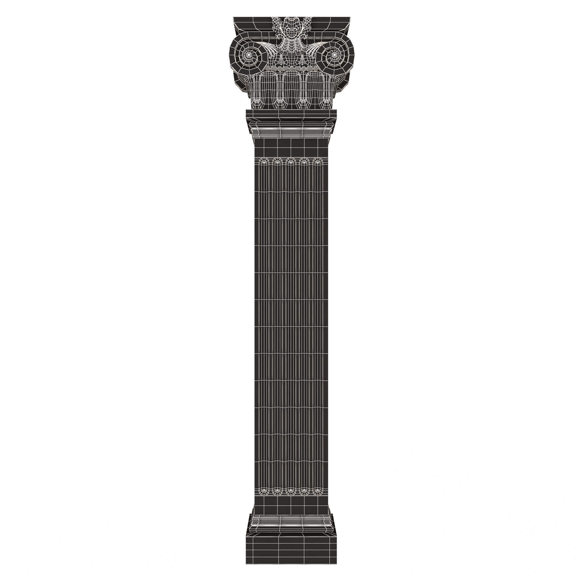 Collection of Columns 02 - 3D Model by KhaganFX