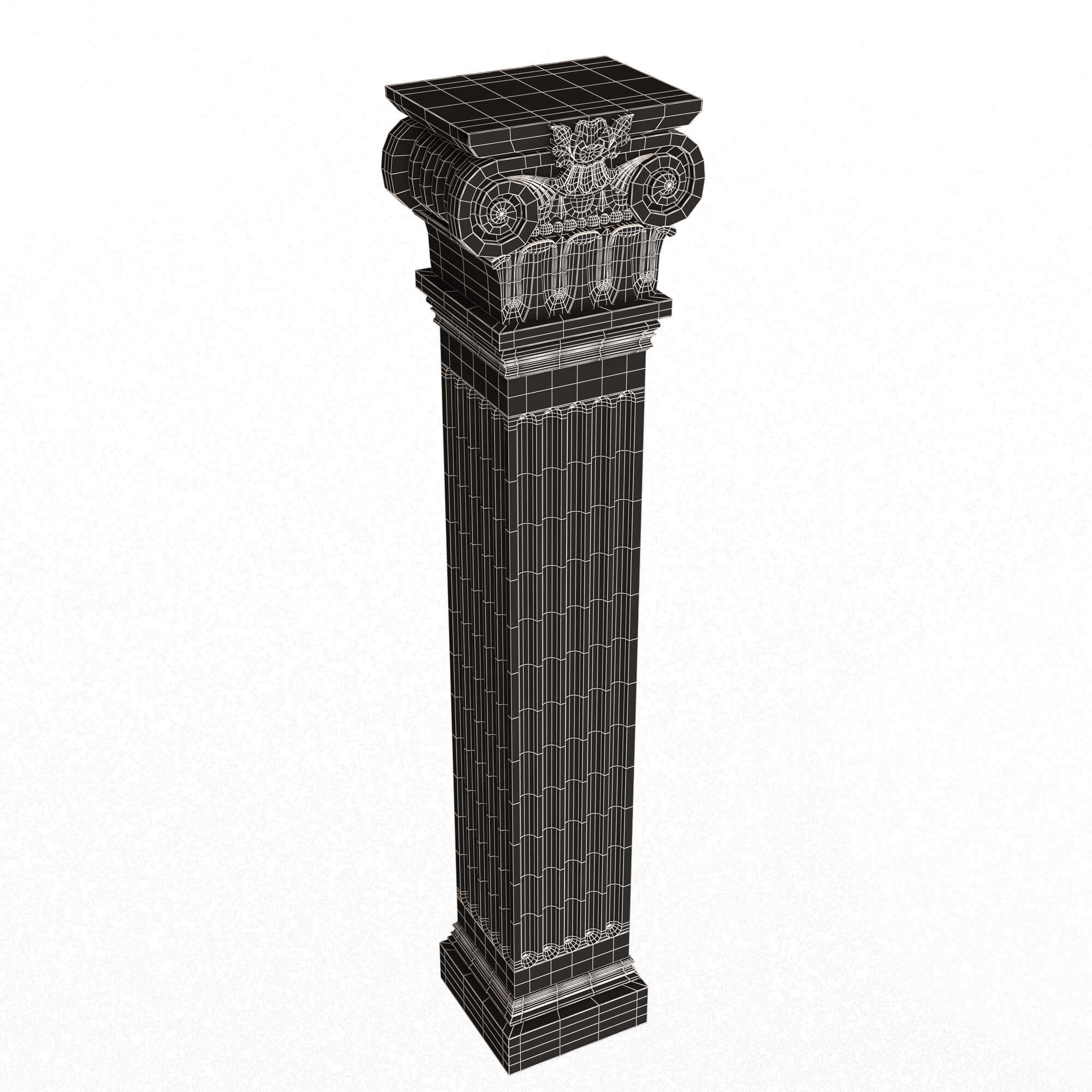 Collection of Columns 02 - 3D Model by KhaganFX
