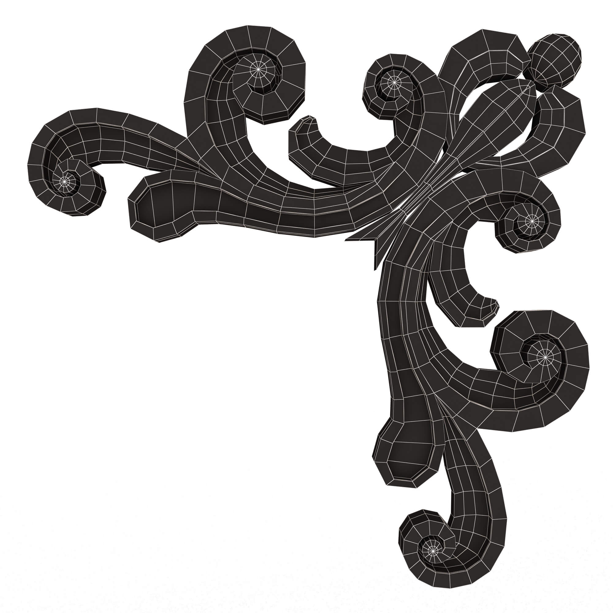 Collection of Corner Elements - 3D Model by KhaganFX