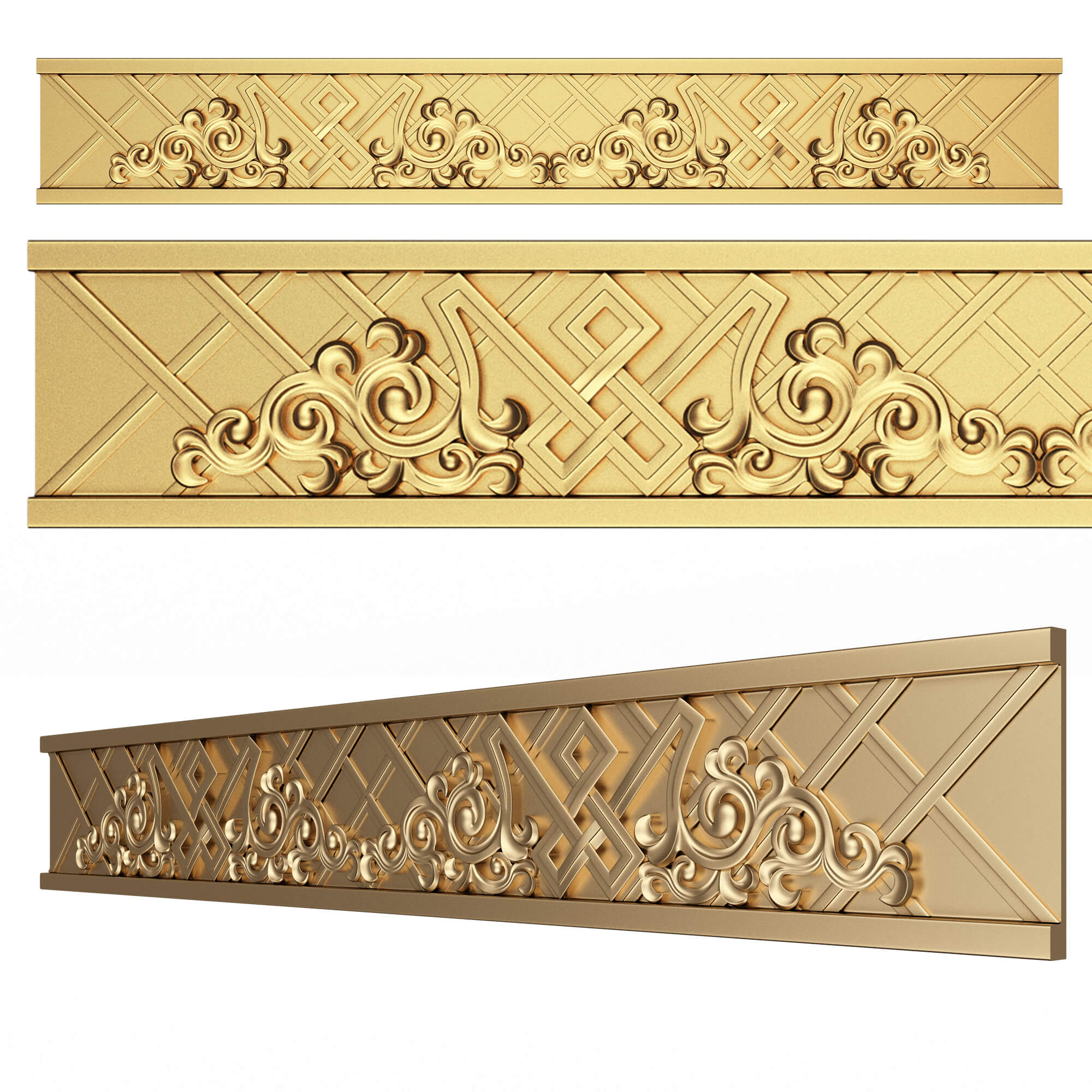 Collection of Ornament Elements - 3D Model by KhaganFX