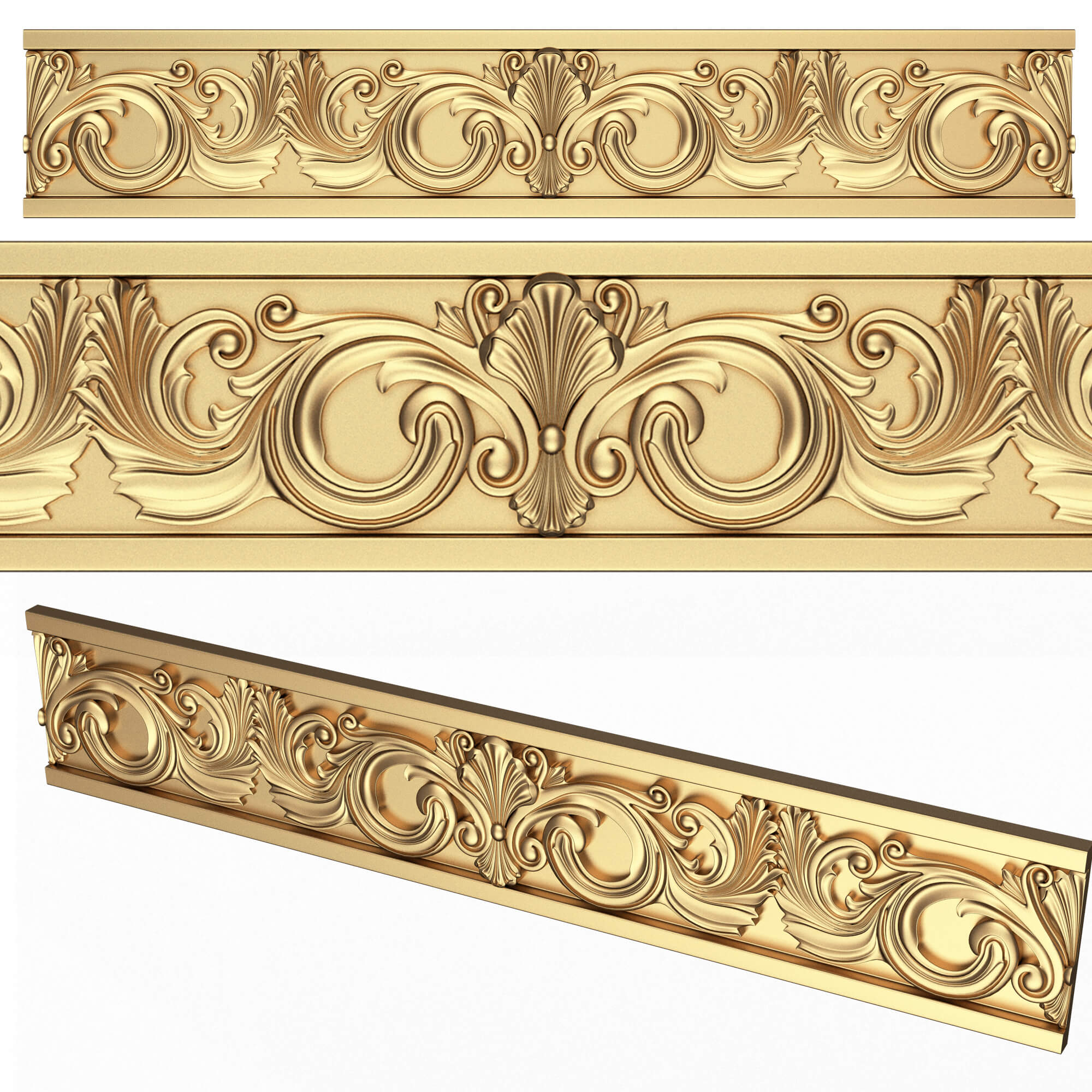 Collection of Ornament Elements - 3D Model by KhaganFX