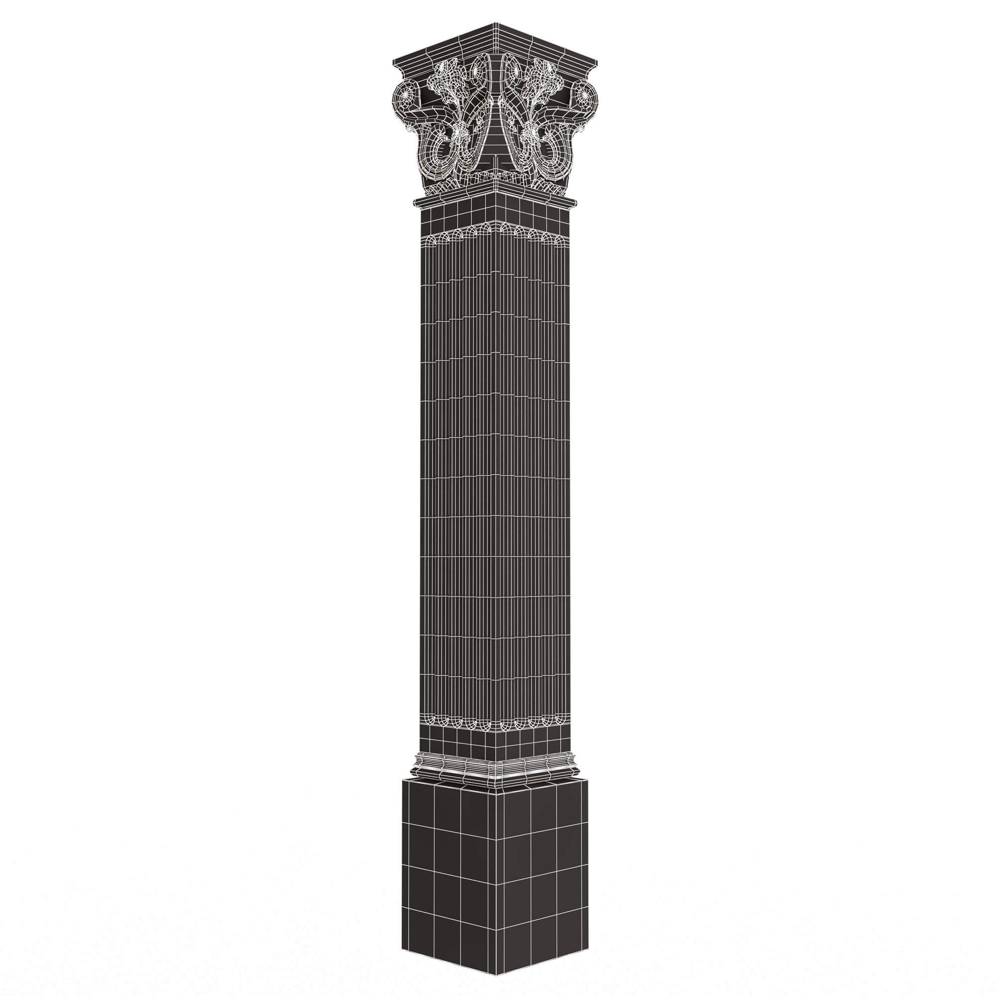 Column Capitals Collection - 3D Model by KhaganFX