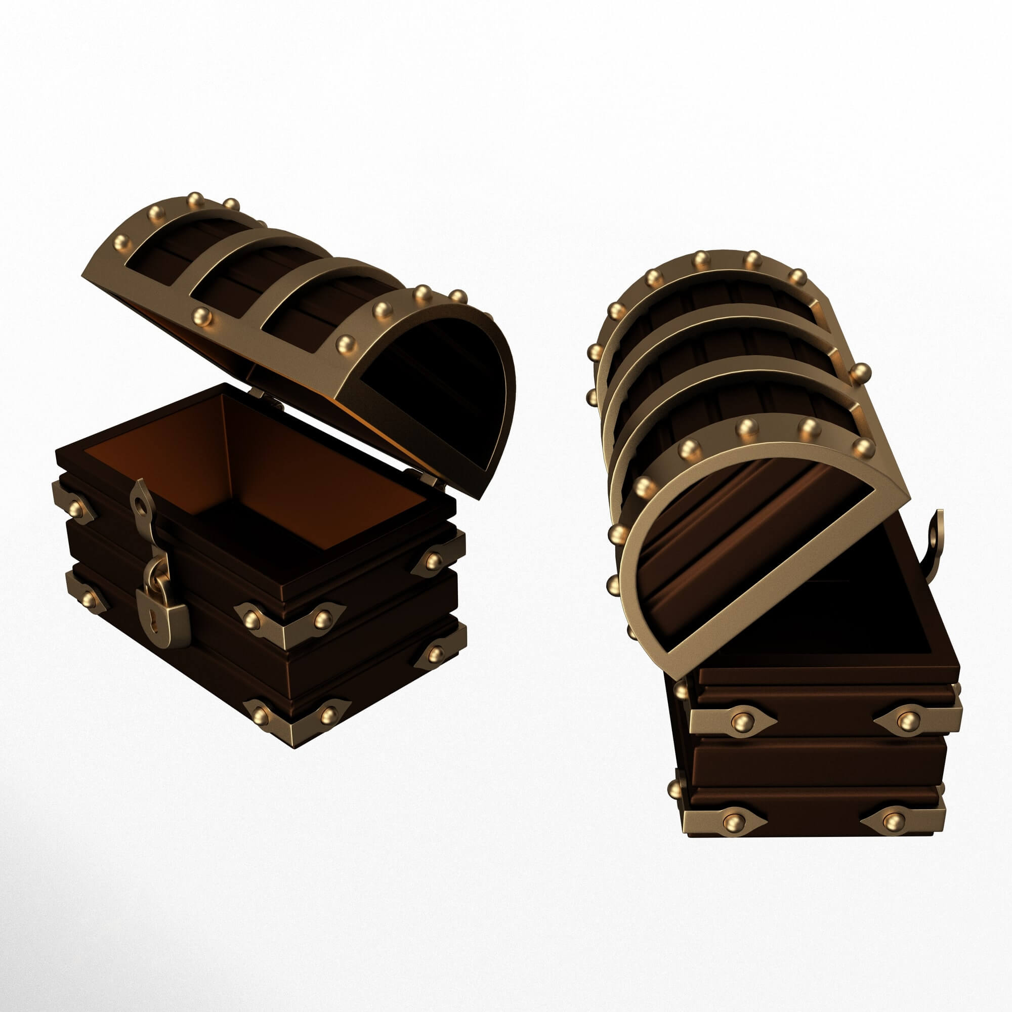 Crate Barrel and Chest Treasure Collection - 3D Model by KhaganFX