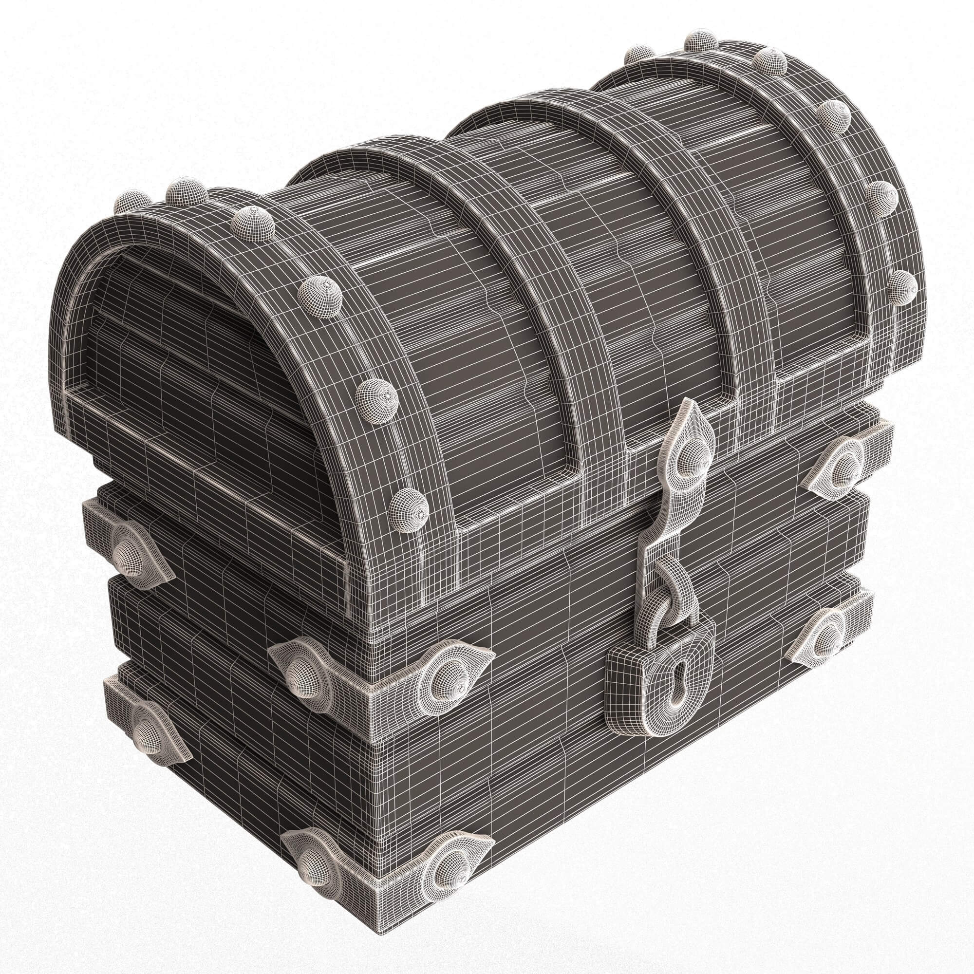 Crate Barrel and Chest Treasure Collection - 3D Model by KhaganFX