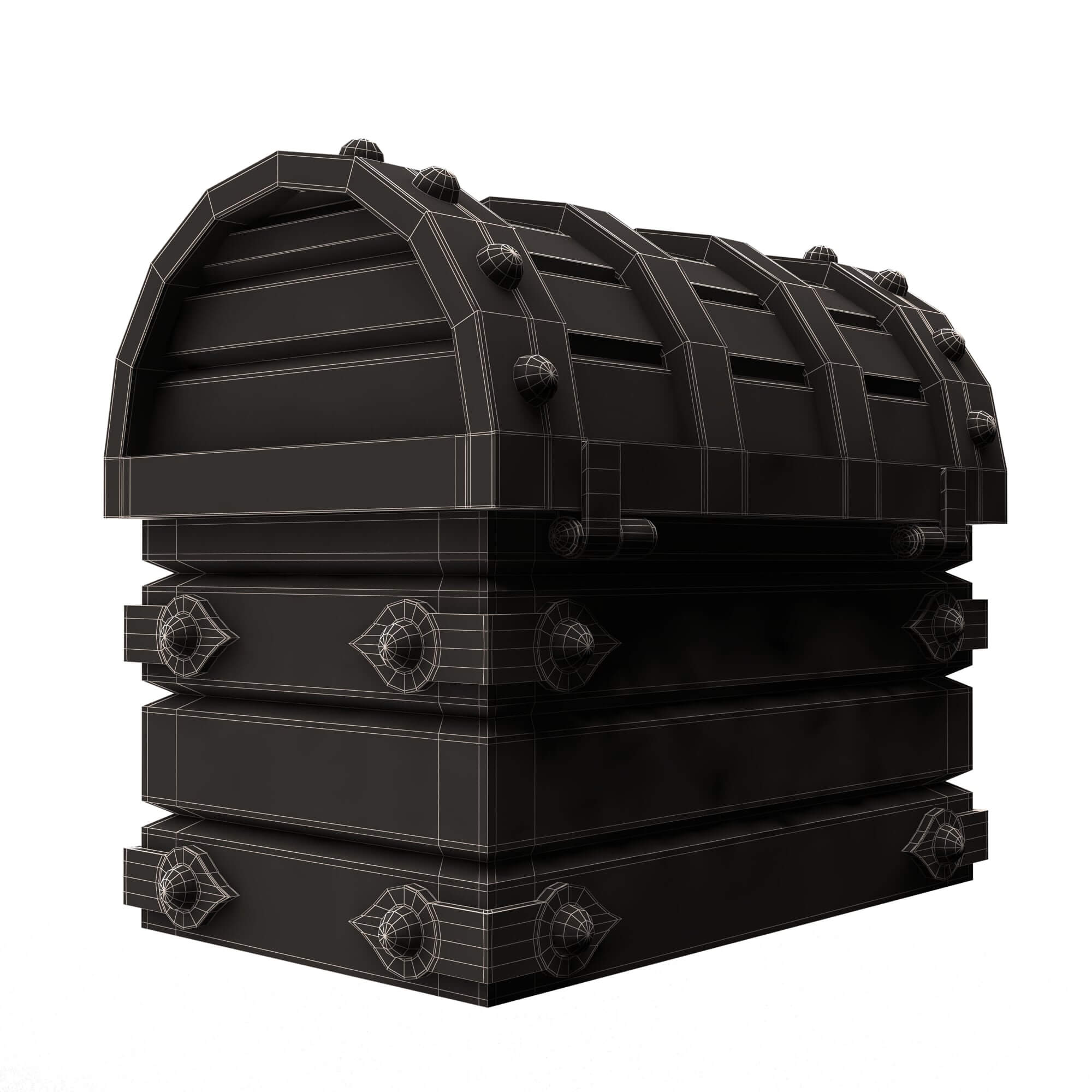 Crate Barrel and Chest Treasure Collection - 3D Model by KhaganFX