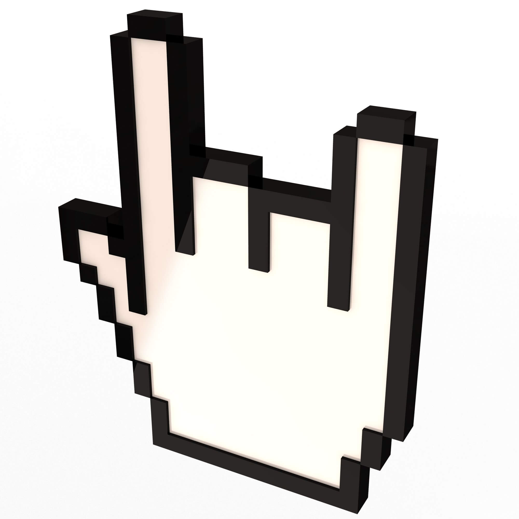 Creative Cursor Horn - 3D Model by KhaganFX