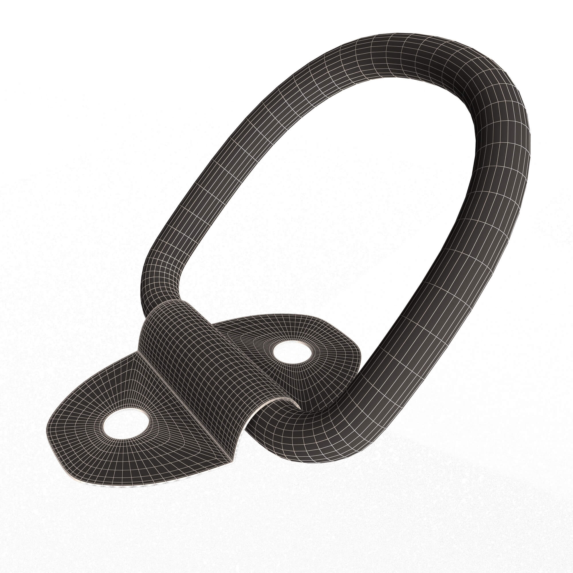 D-Ring Tie-Down Anchor 3D Model by KhaganFX