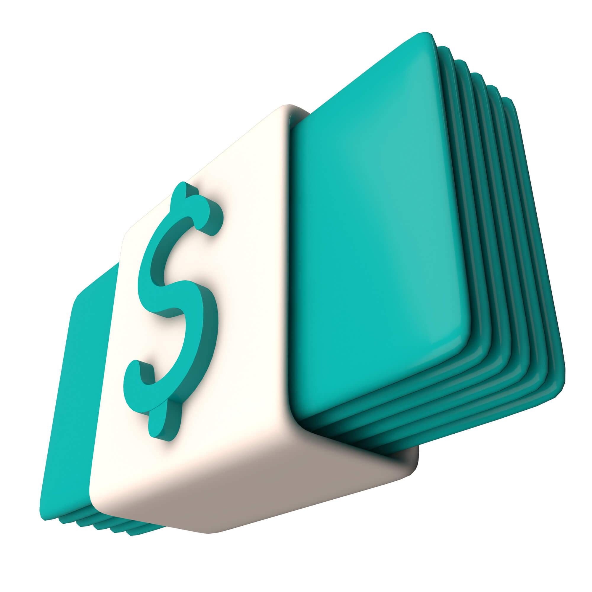 Dollar Banknote Cartoon - 3D Model by KhaganFX