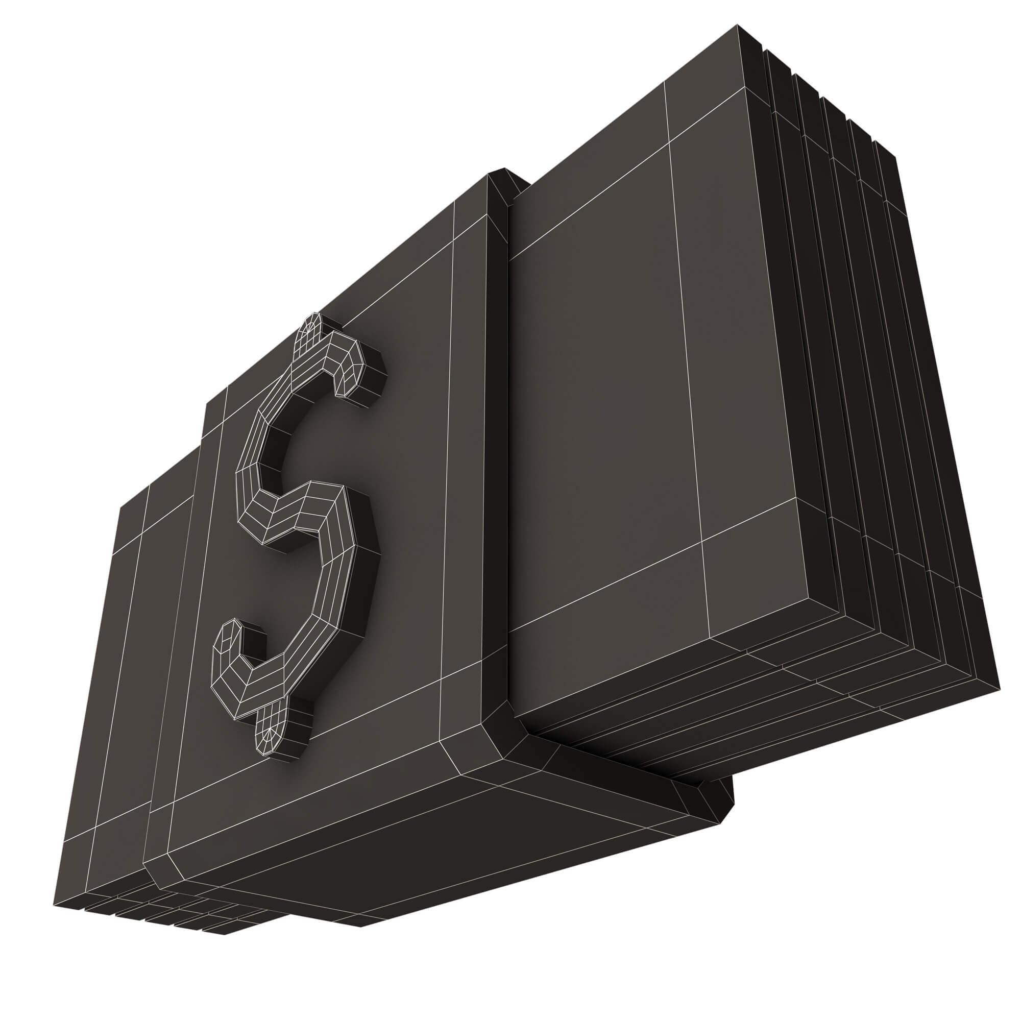 Dollar Banknote Cartoon - 3D Model by KhaganFX