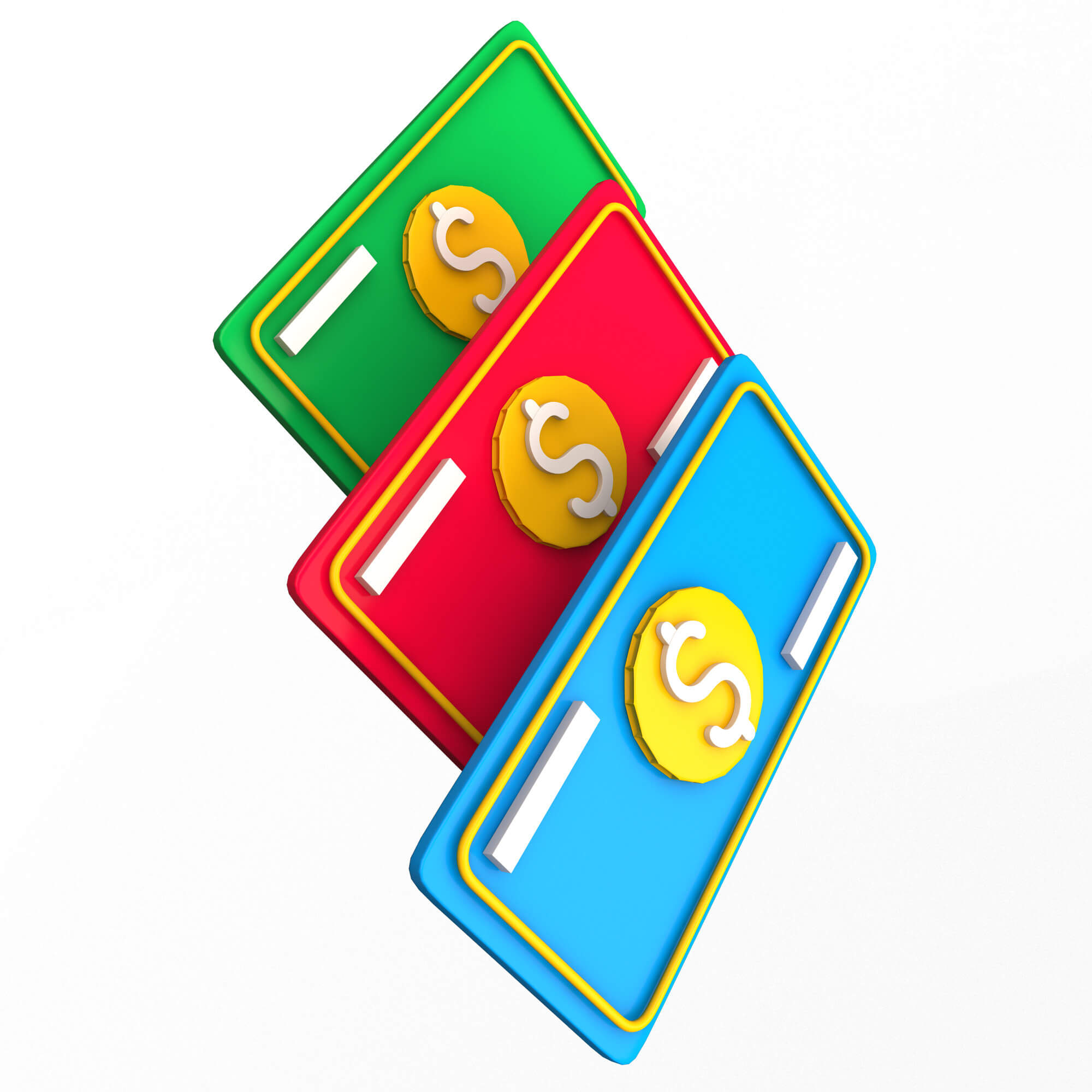 Dollar Cloud for Data Storage - 3D Model by KhaganFX