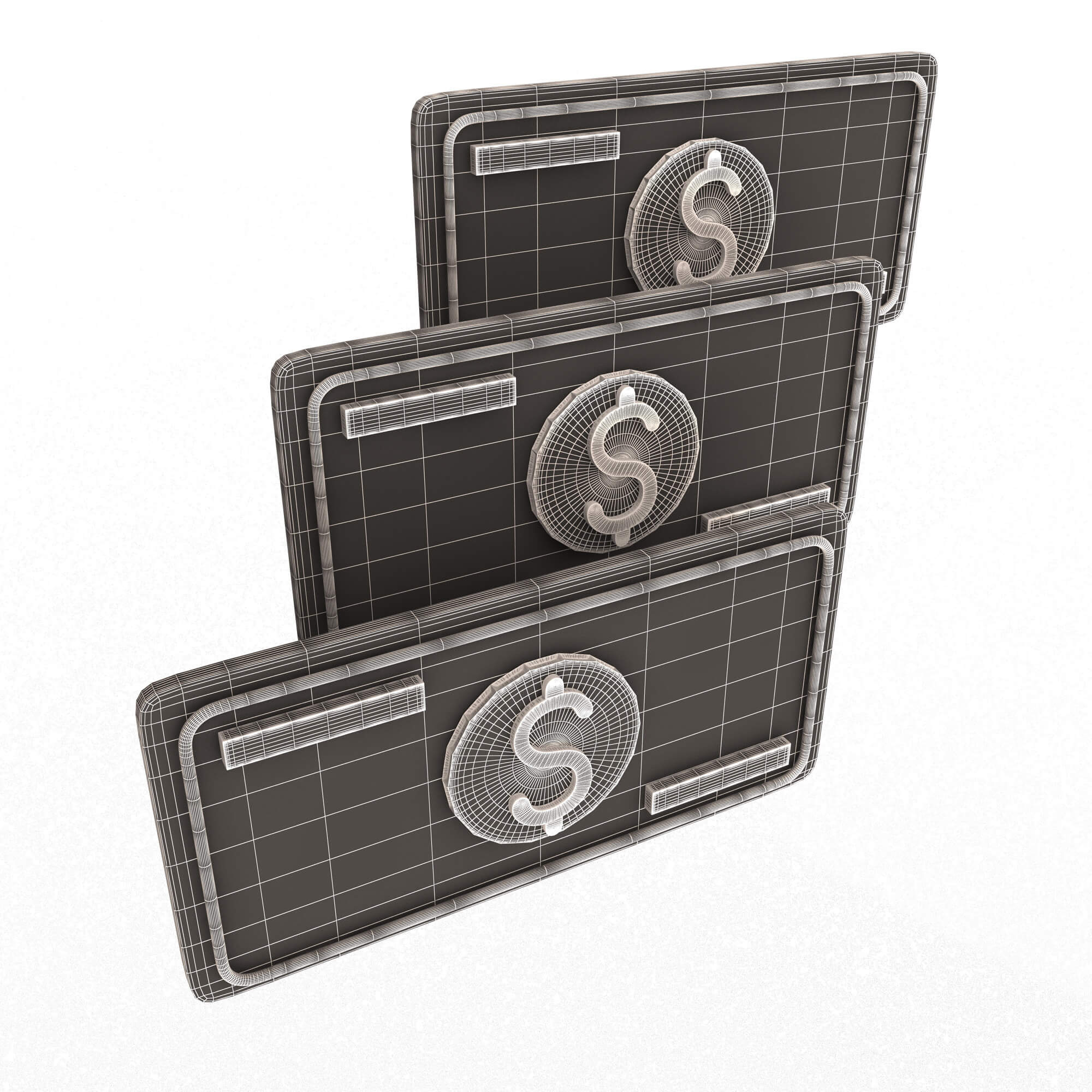 Dollar Cloud for Data Storage - 3D Model by KhaganFX