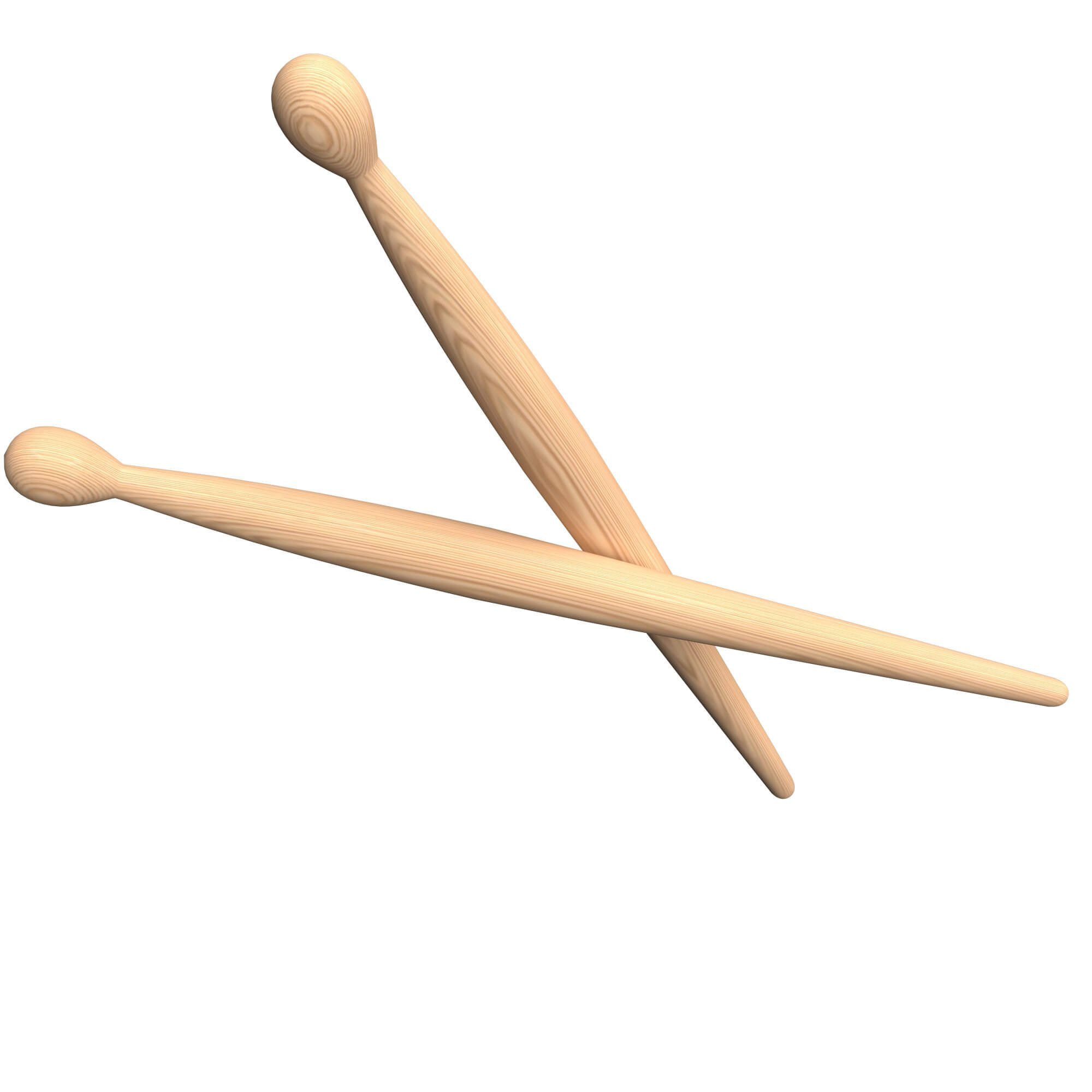 Drum Sticks - 3D Model by KhaganFX