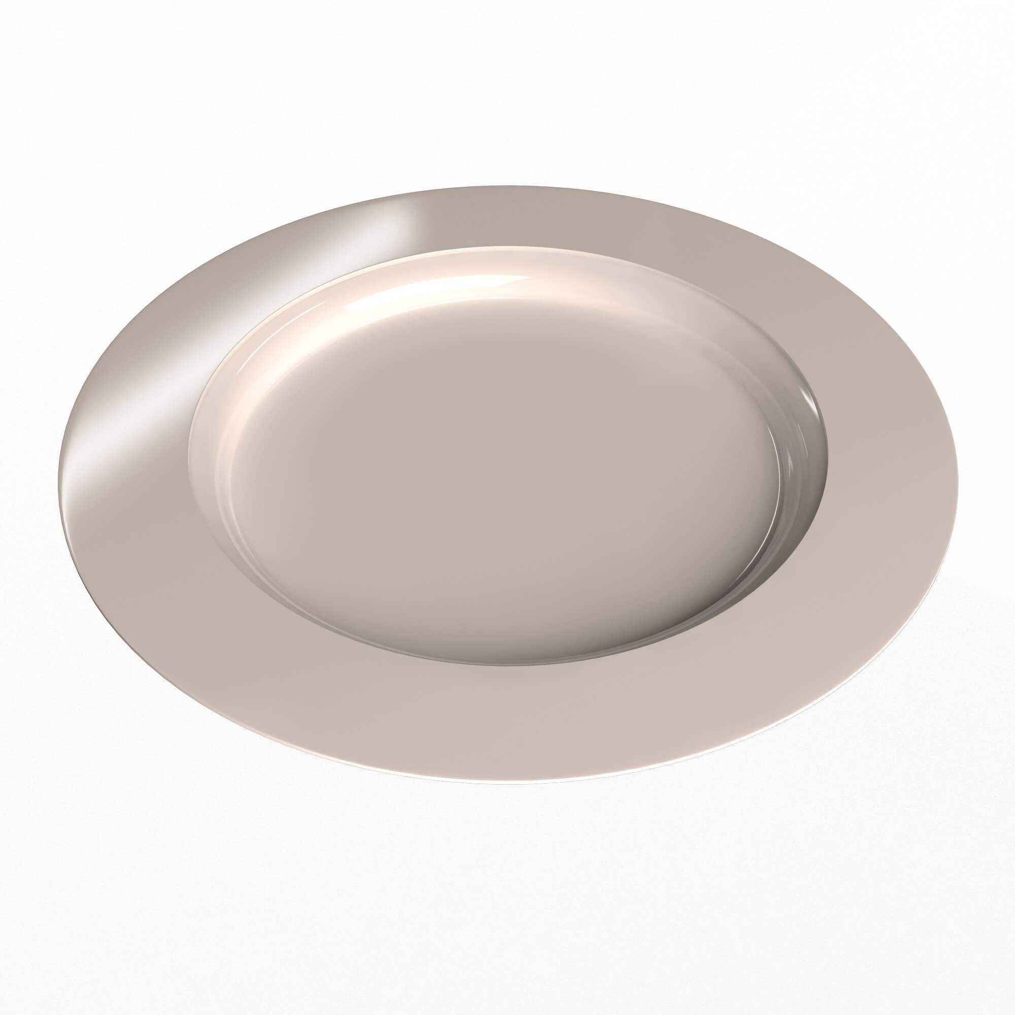 Empty Plate - 3D Model by KhaganFX