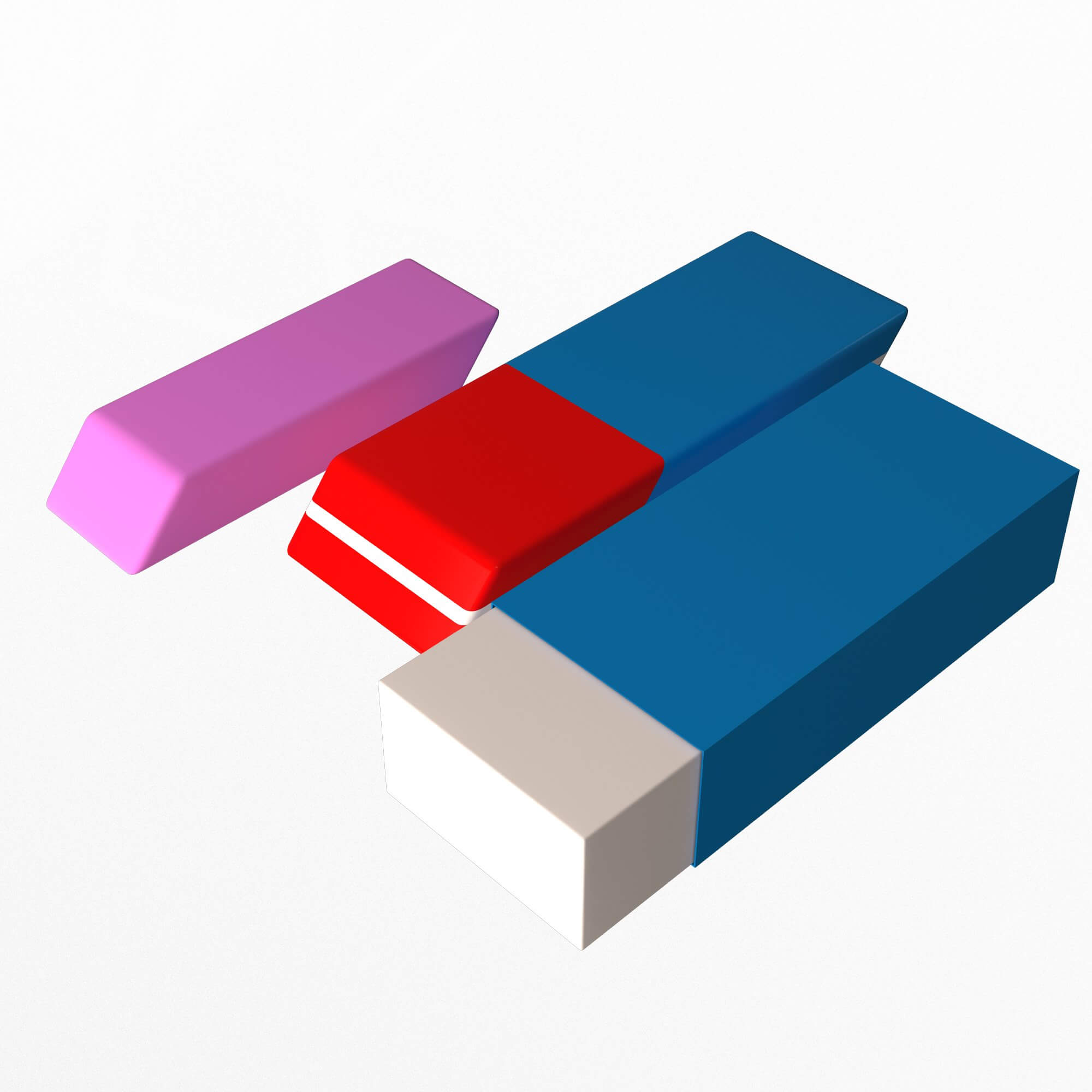 Erasers - 3D Model by KhaganFX