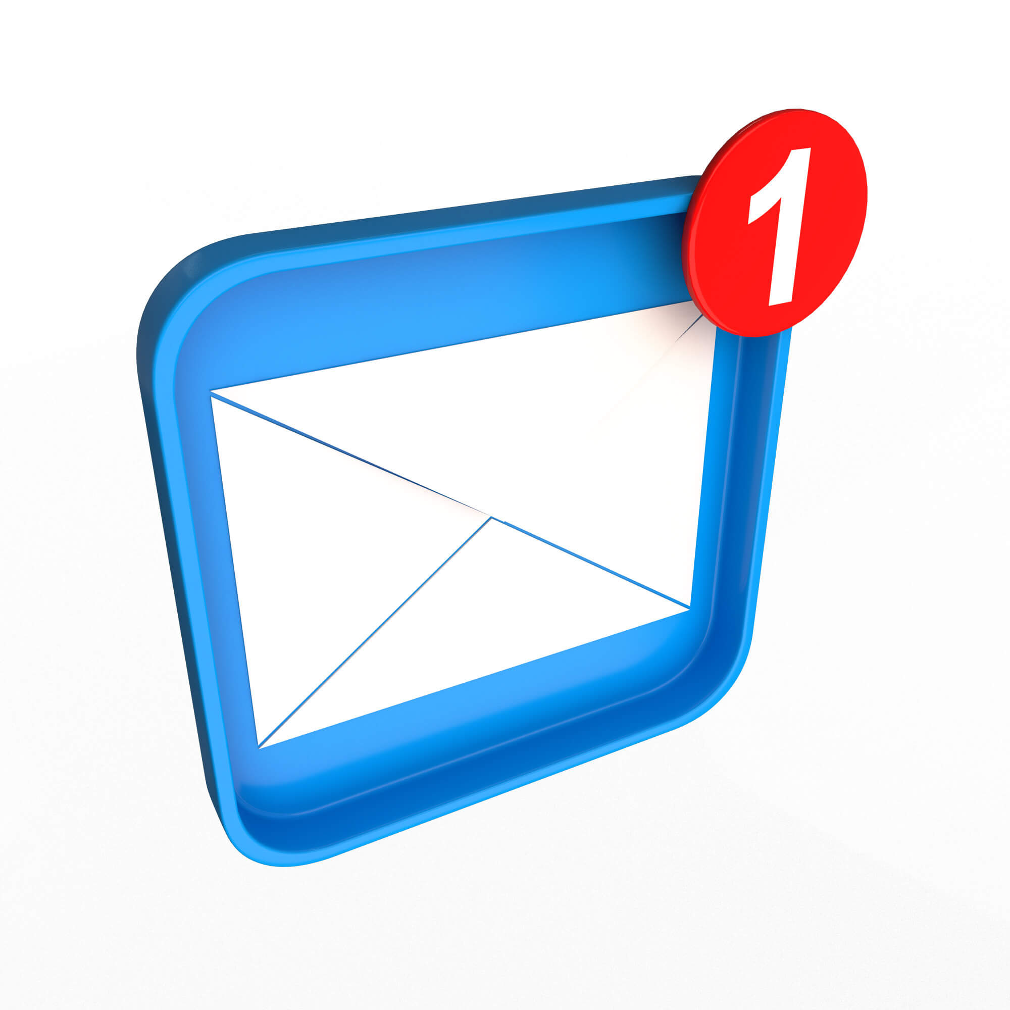 Email Notification Icon - 3D Model by KhaganFX