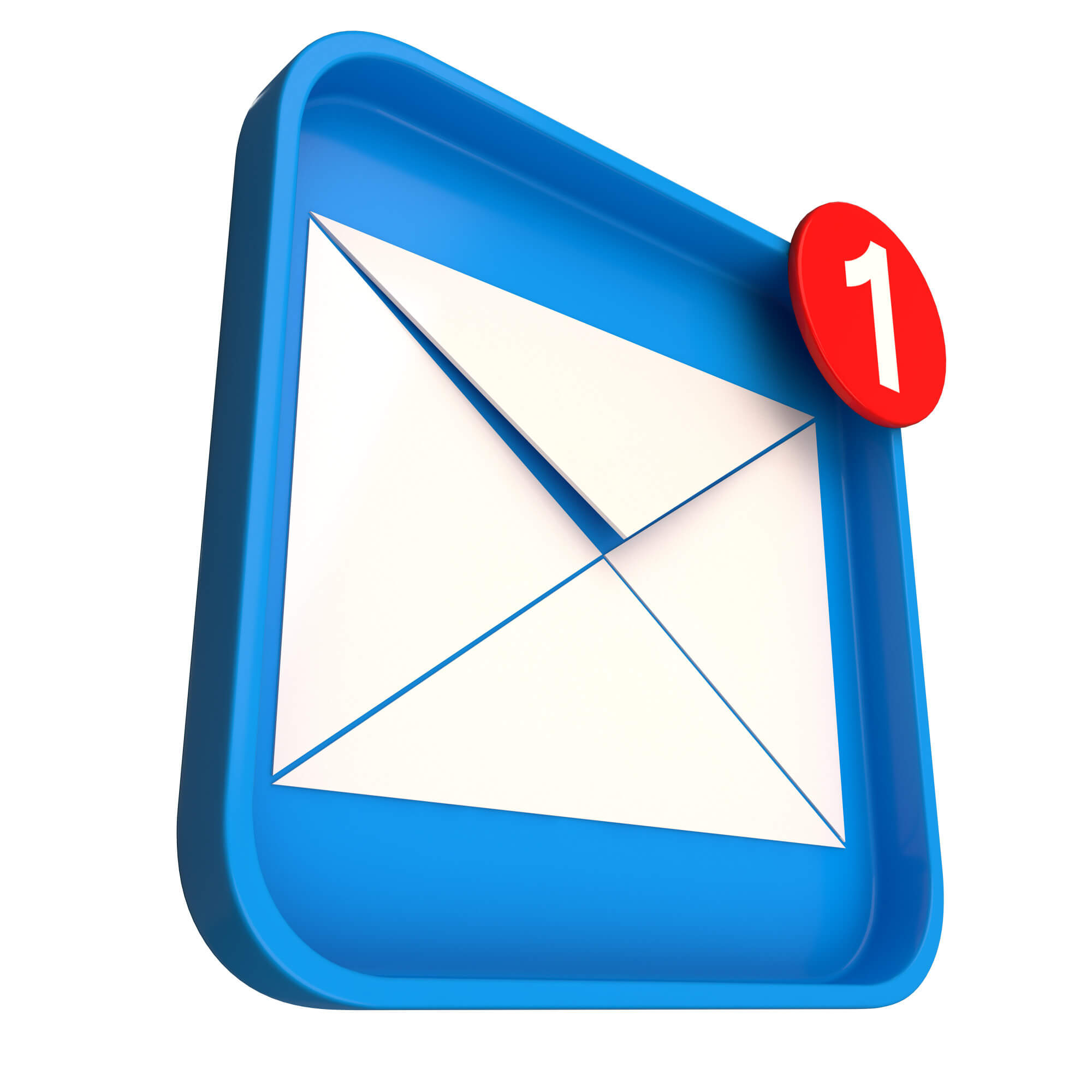 Email Notification Icon - 3D Model by KhaganFX
