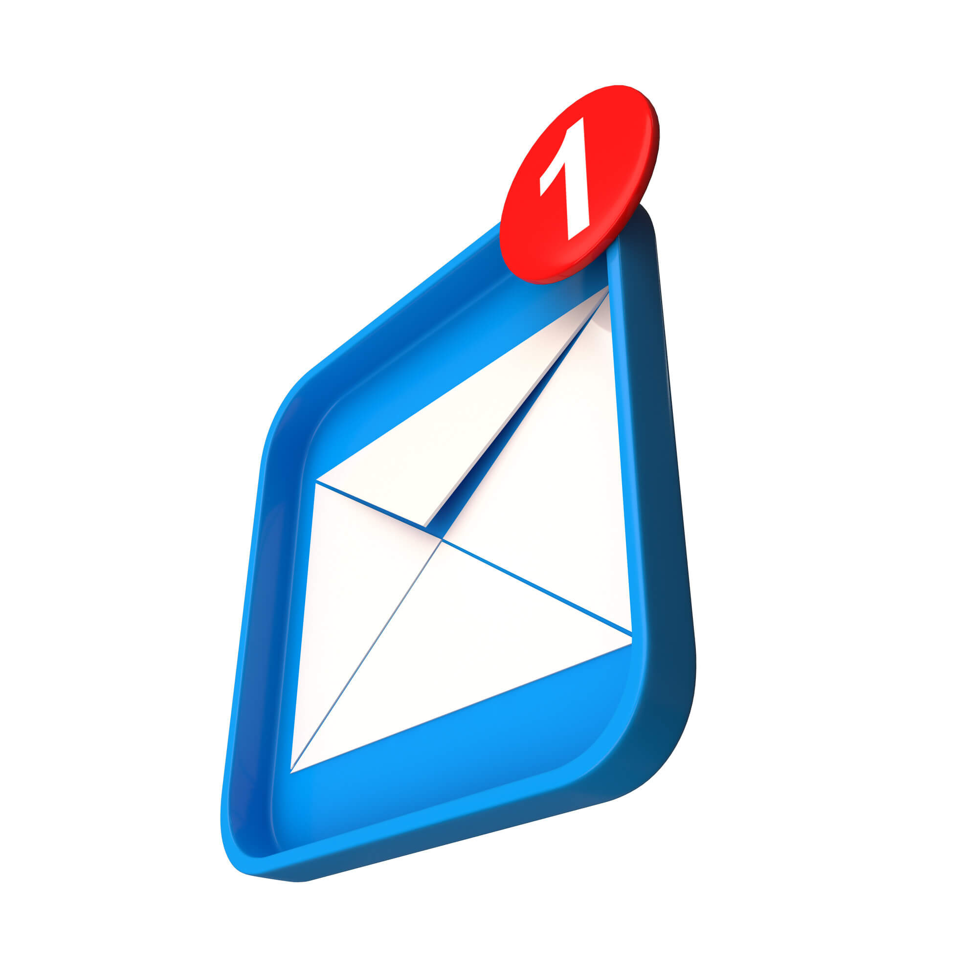 Email Notification Icon - 3D Model by KhaganFX