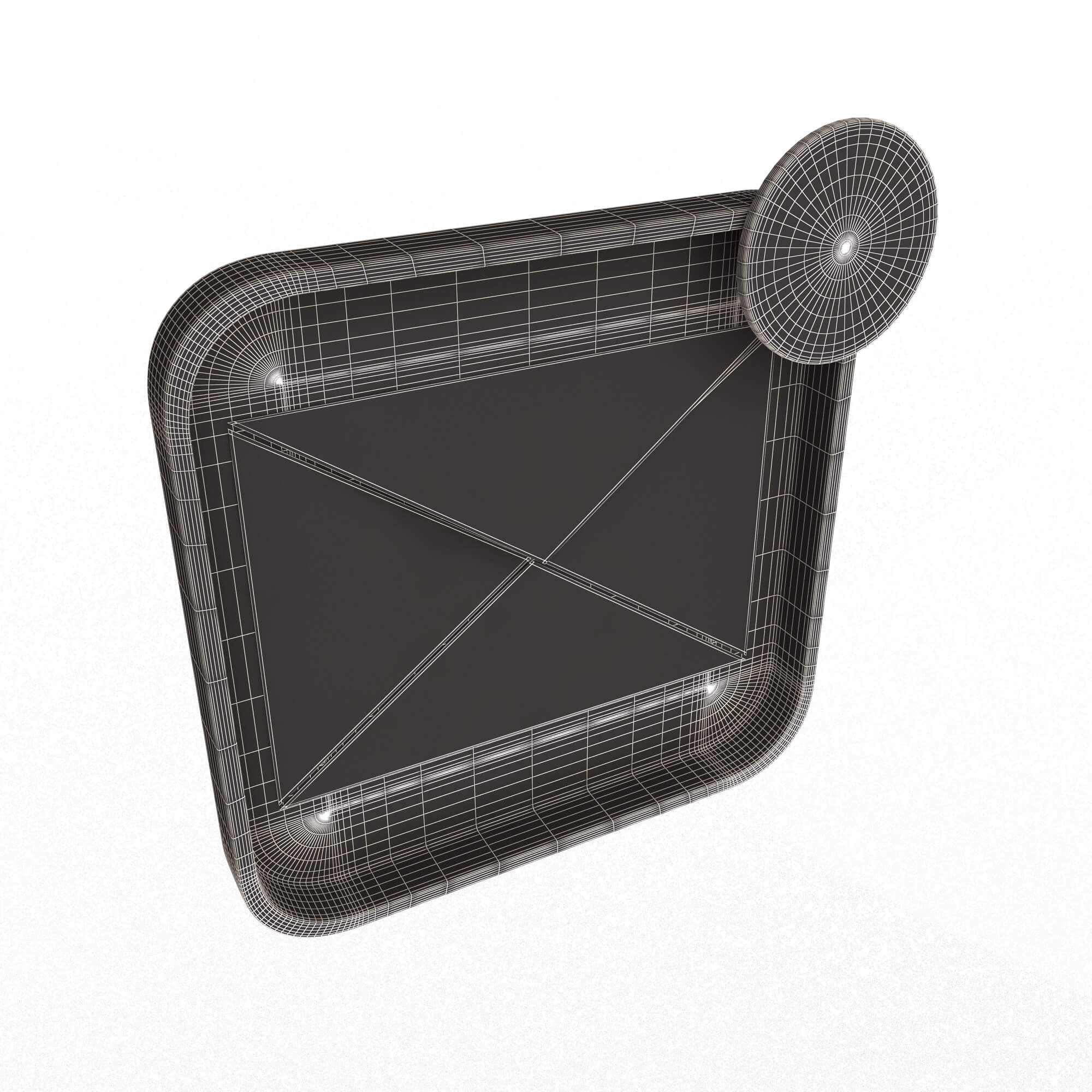 Email Notification Icon - 3D Model by KhaganFX