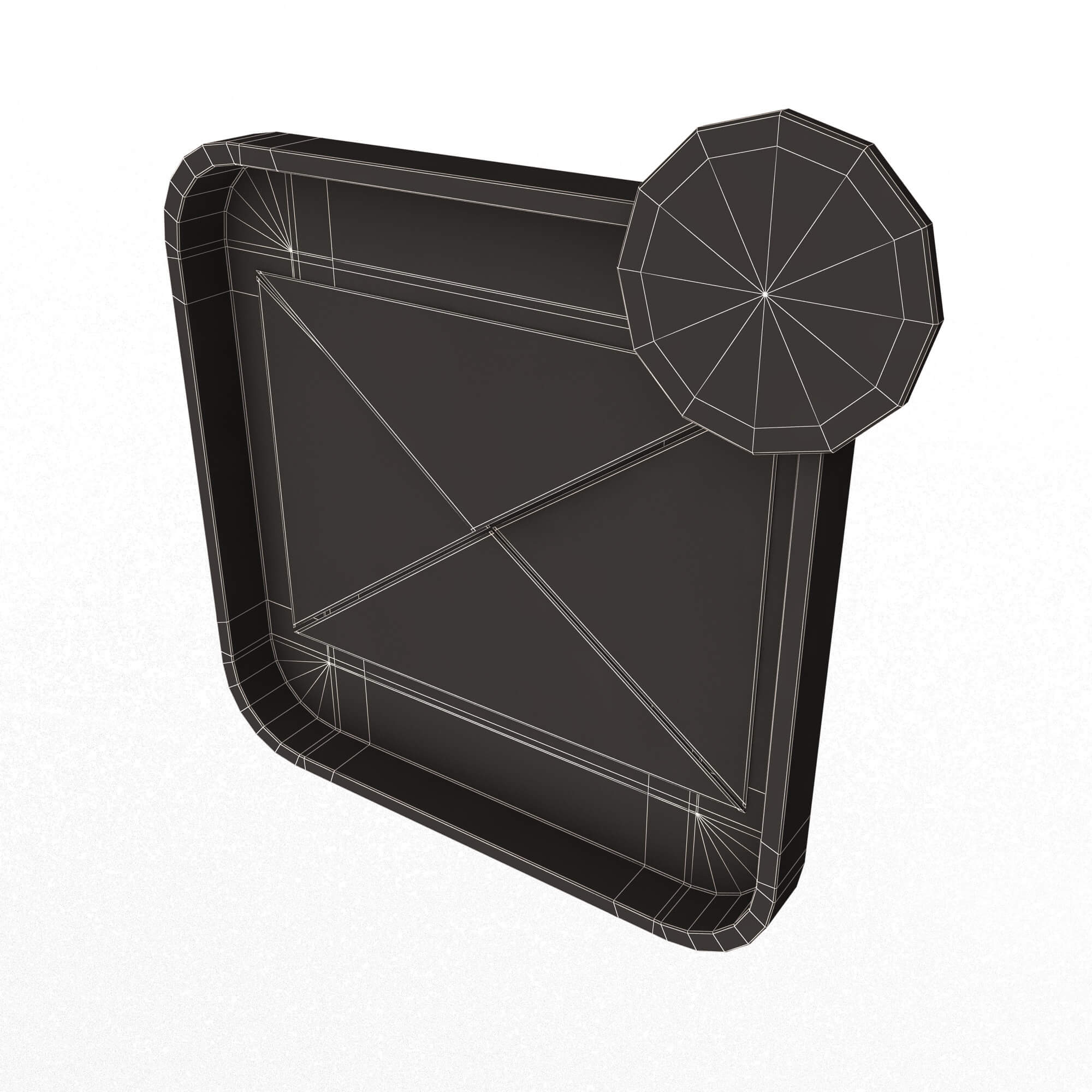 Email Notification Icon - 3D Model by KhaganFX