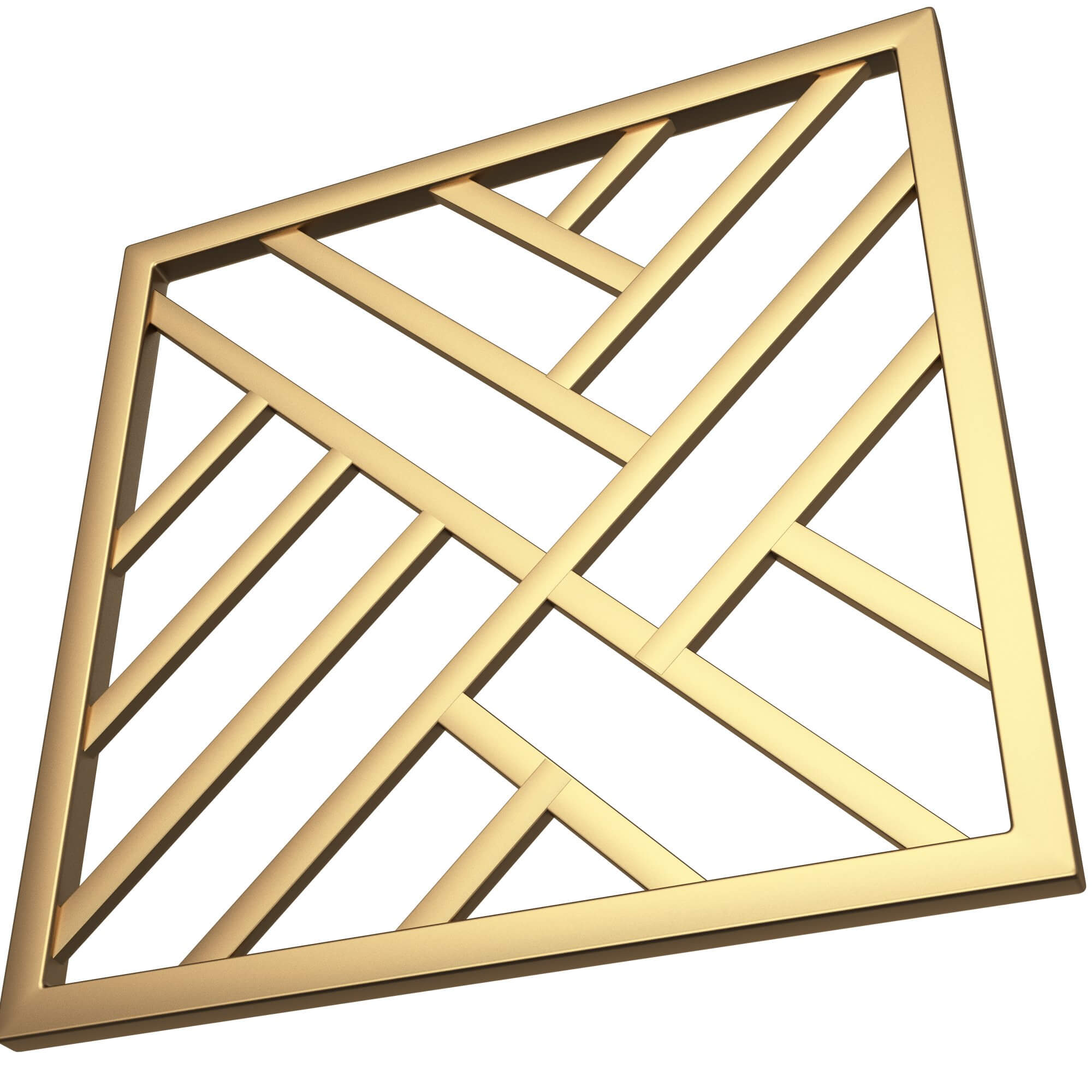 Frame Forging Iron Railing 02 - 3D Model by KhaganFX