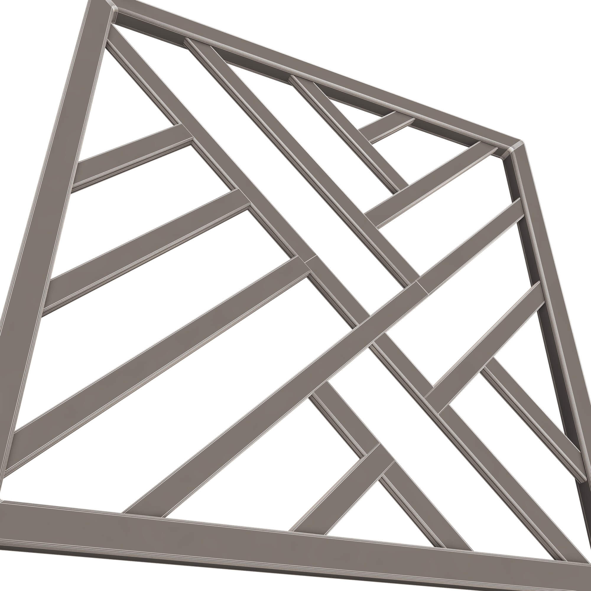Frame Forging Iron Railing 02 - 3D Model by KhaganFX