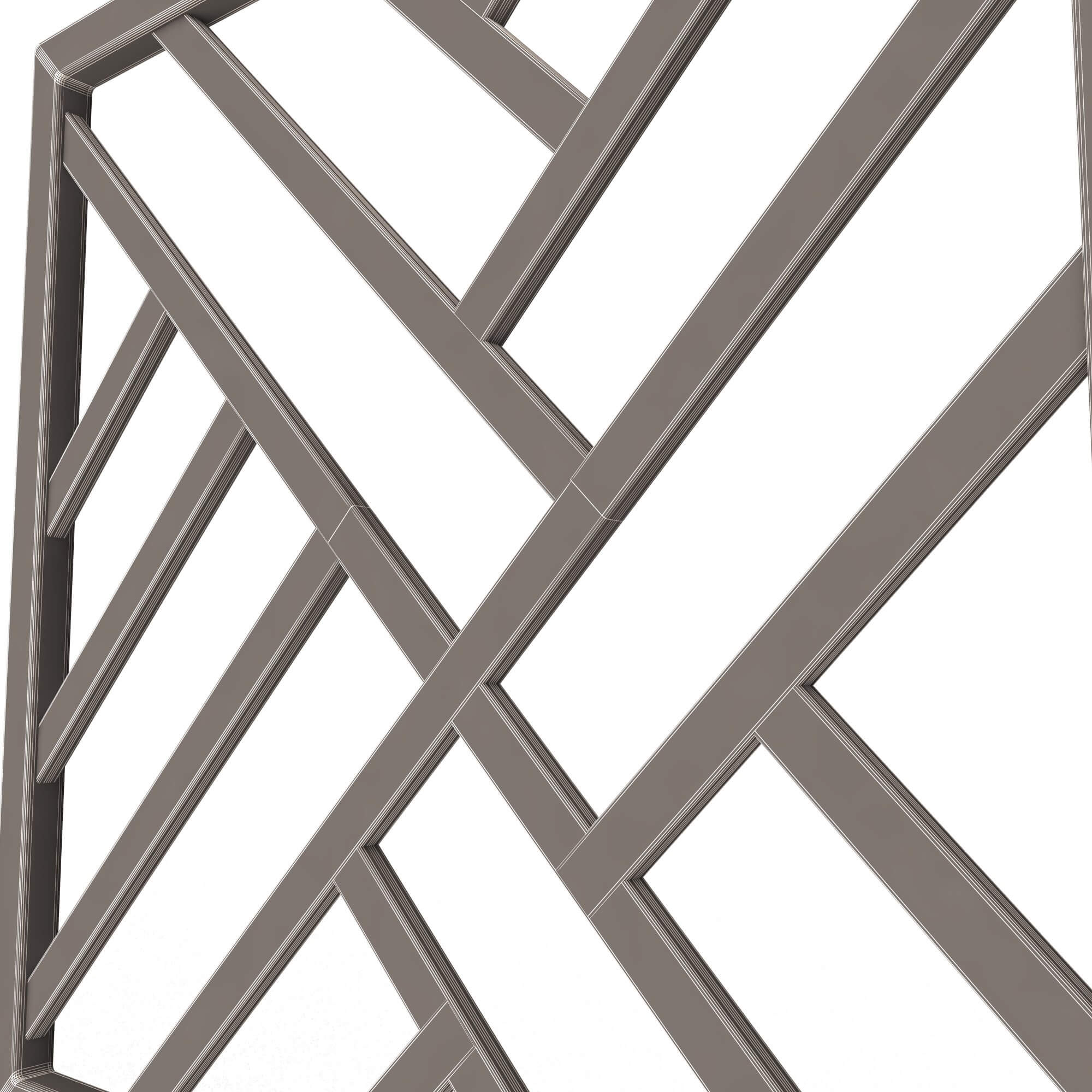 Frame Forging Iron Railing 02 - 3D Model by KhaganFX