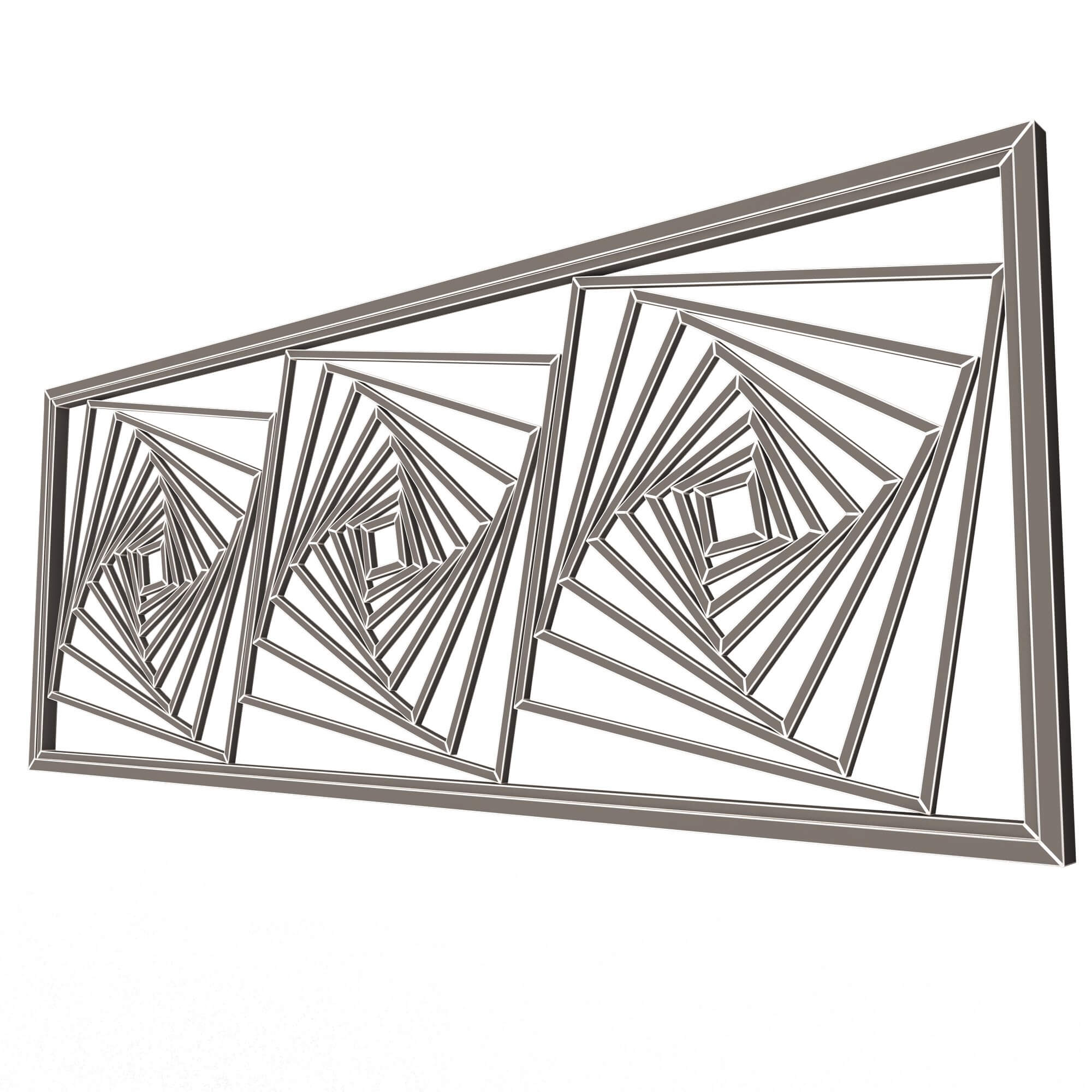 Frame Forging Iron Railing - 3D Model by KhaganFX