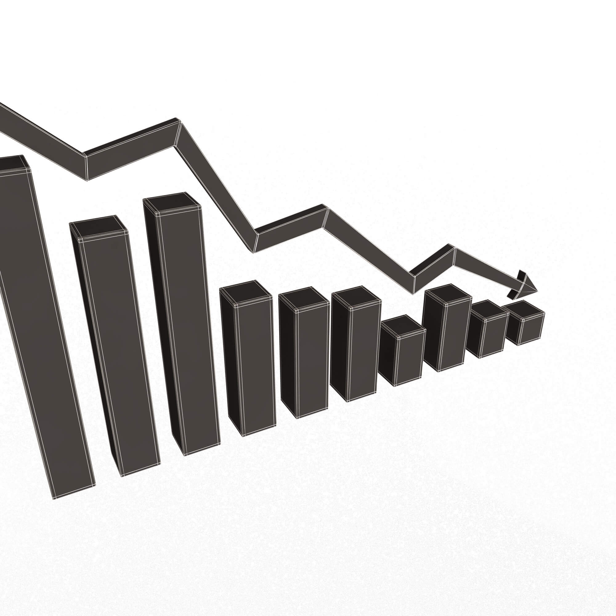 Graph Broken Down - 3D Model by KhaganFX