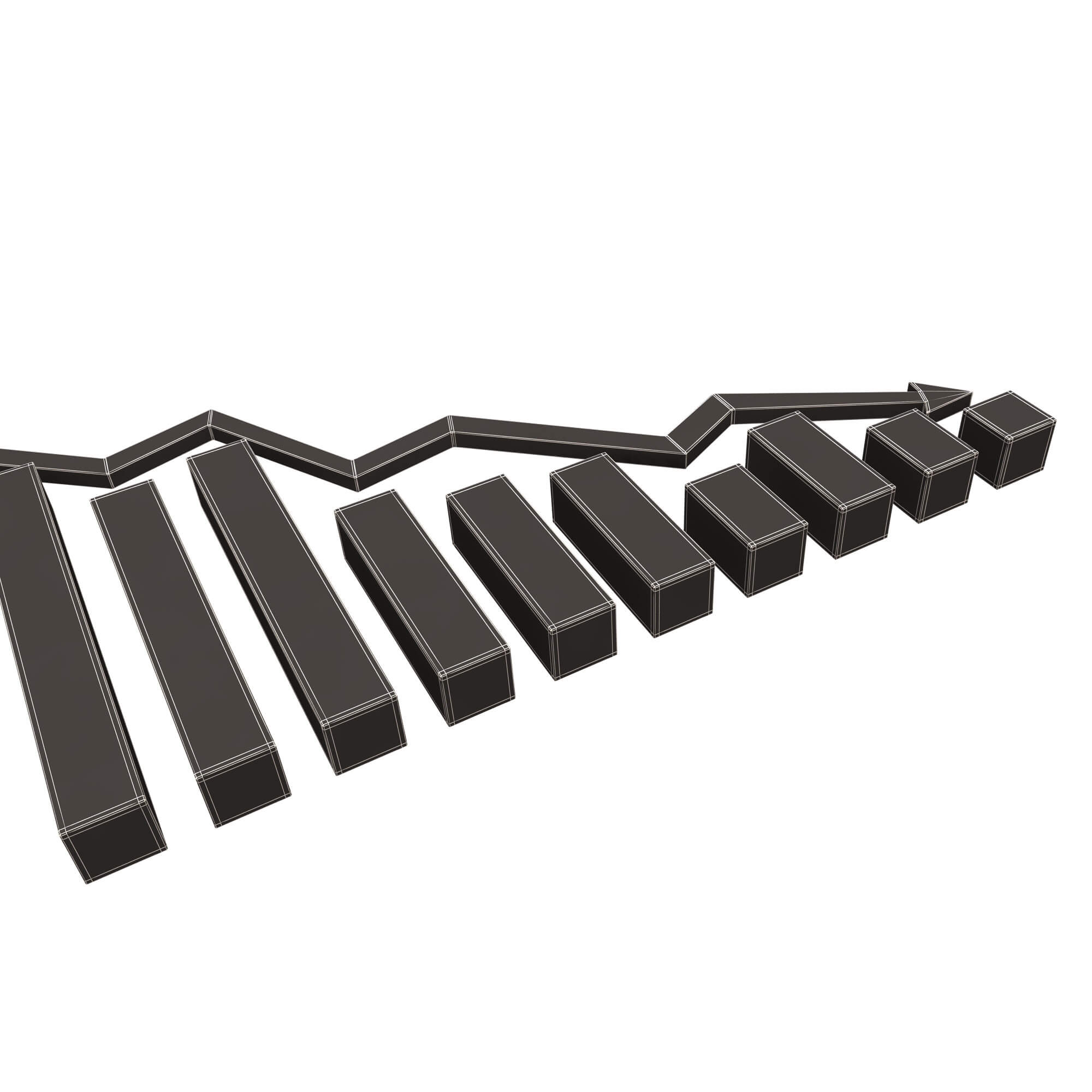 Graph Broken Down - 3D Model by KhaganFX