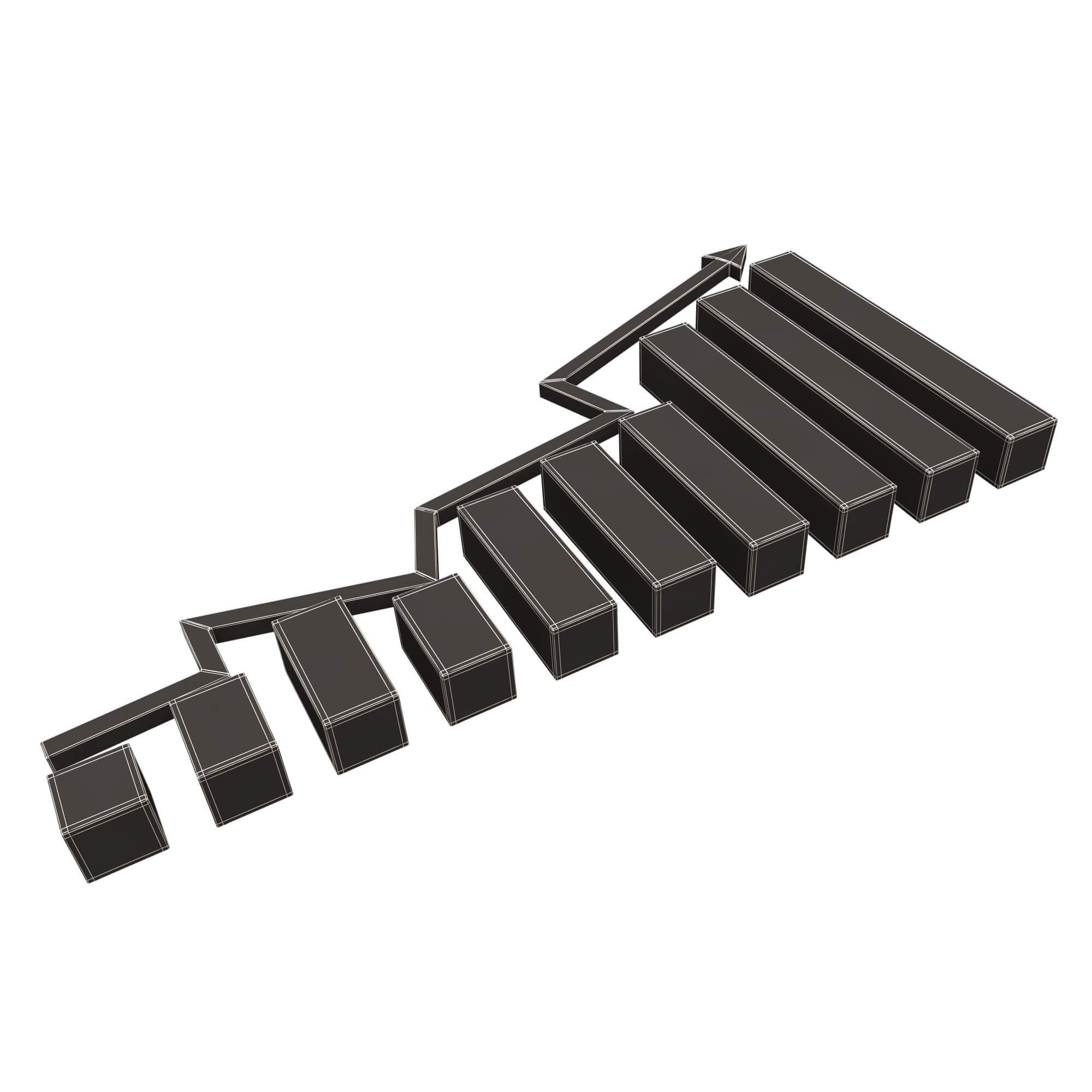 Graph Broken Up - 3D Model by KhaganFX