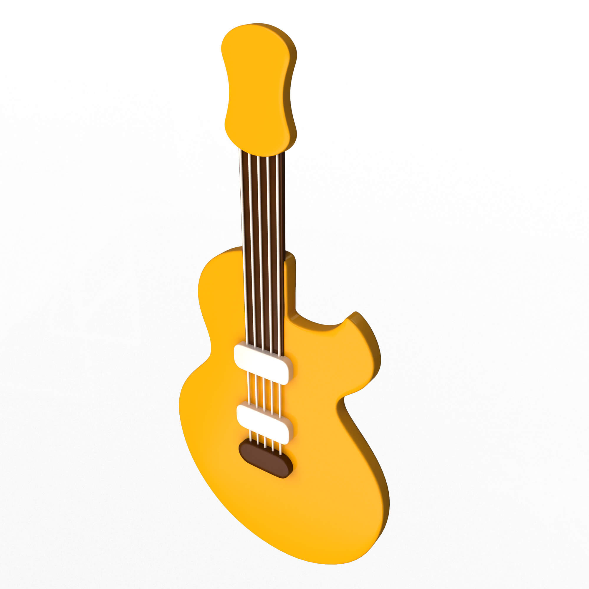 Guitar Emoji - 3D Model by KhaganFX
