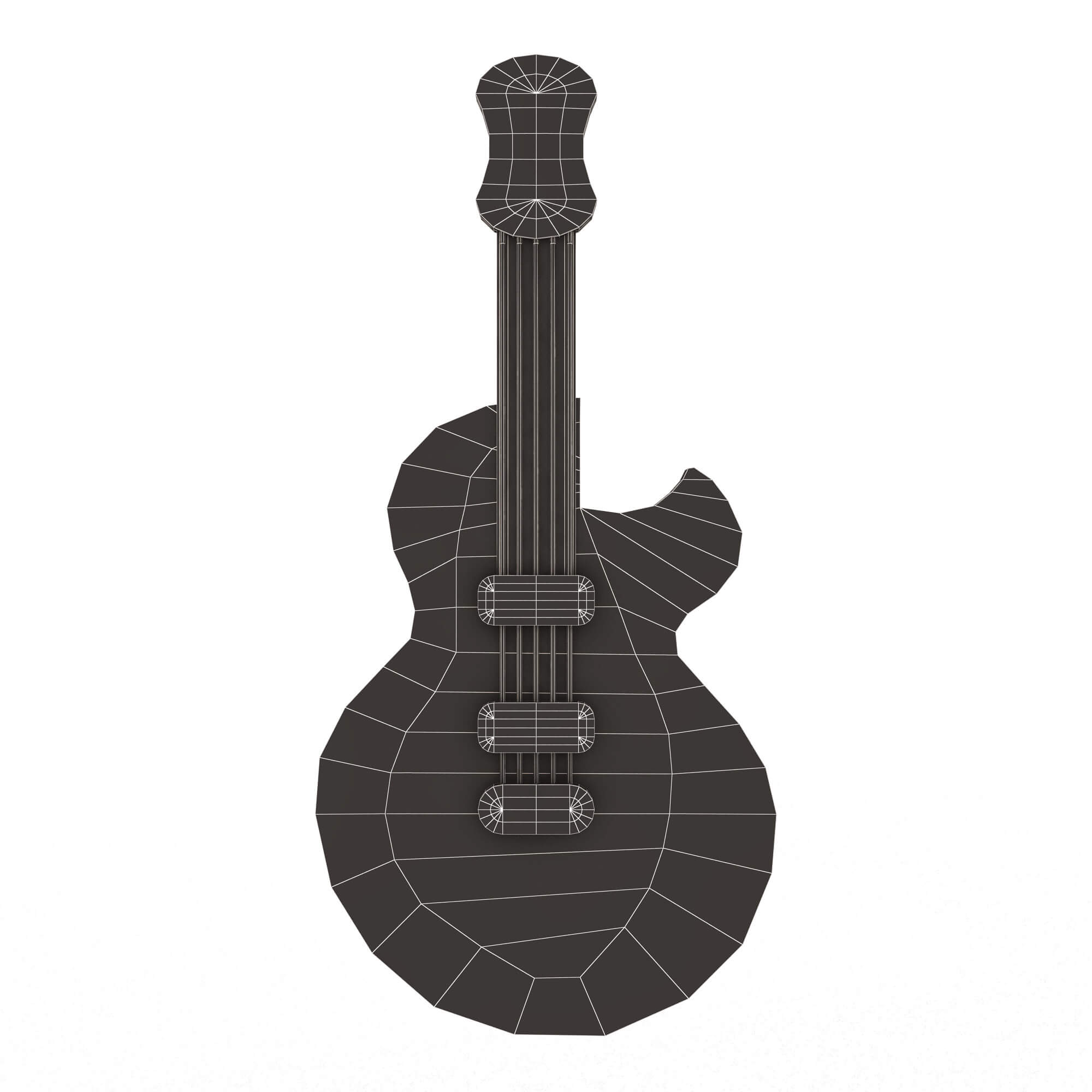 Guitar Emoji - 3D Model by KhaganFX
