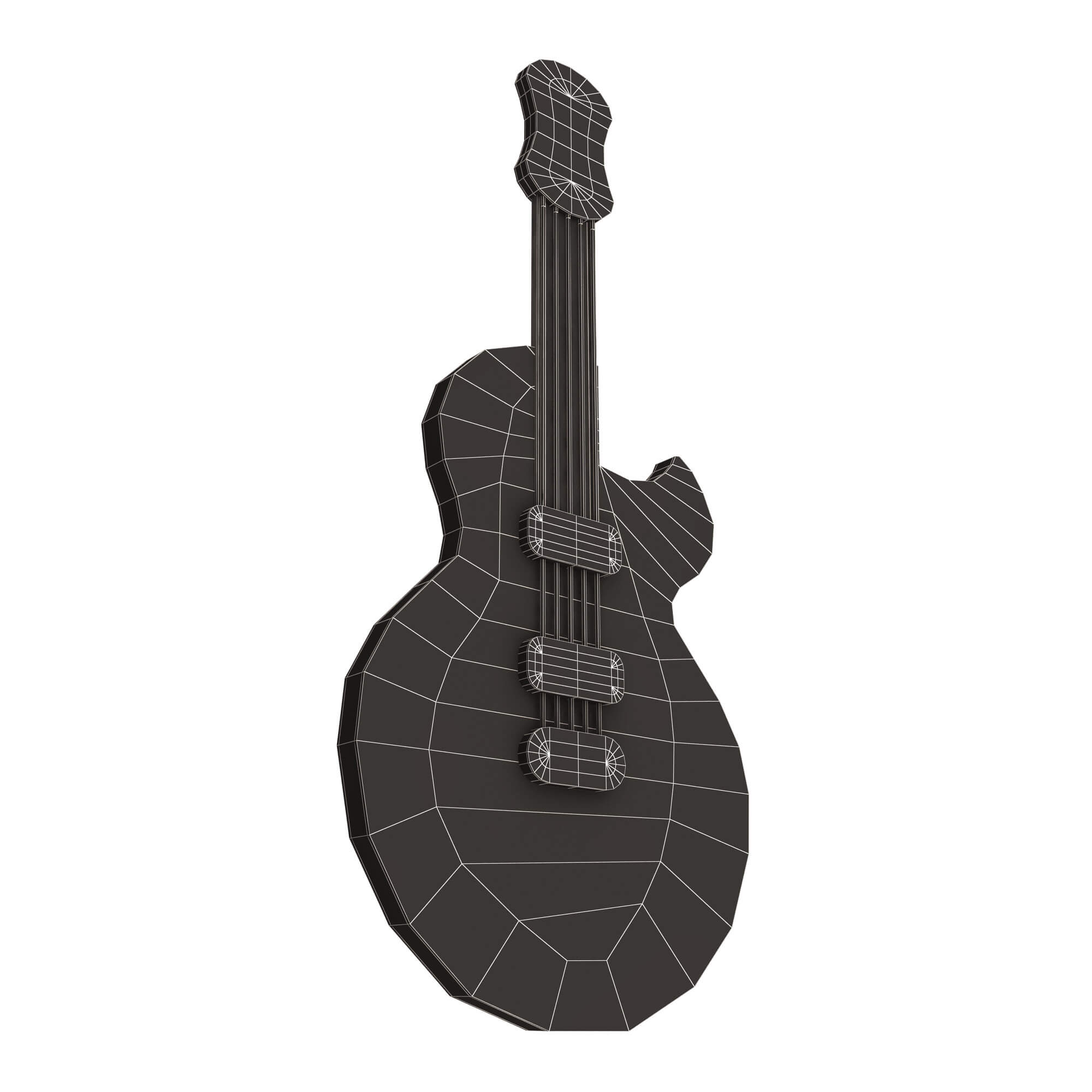 Guitar Emoji - 3D Model by KhaganFX