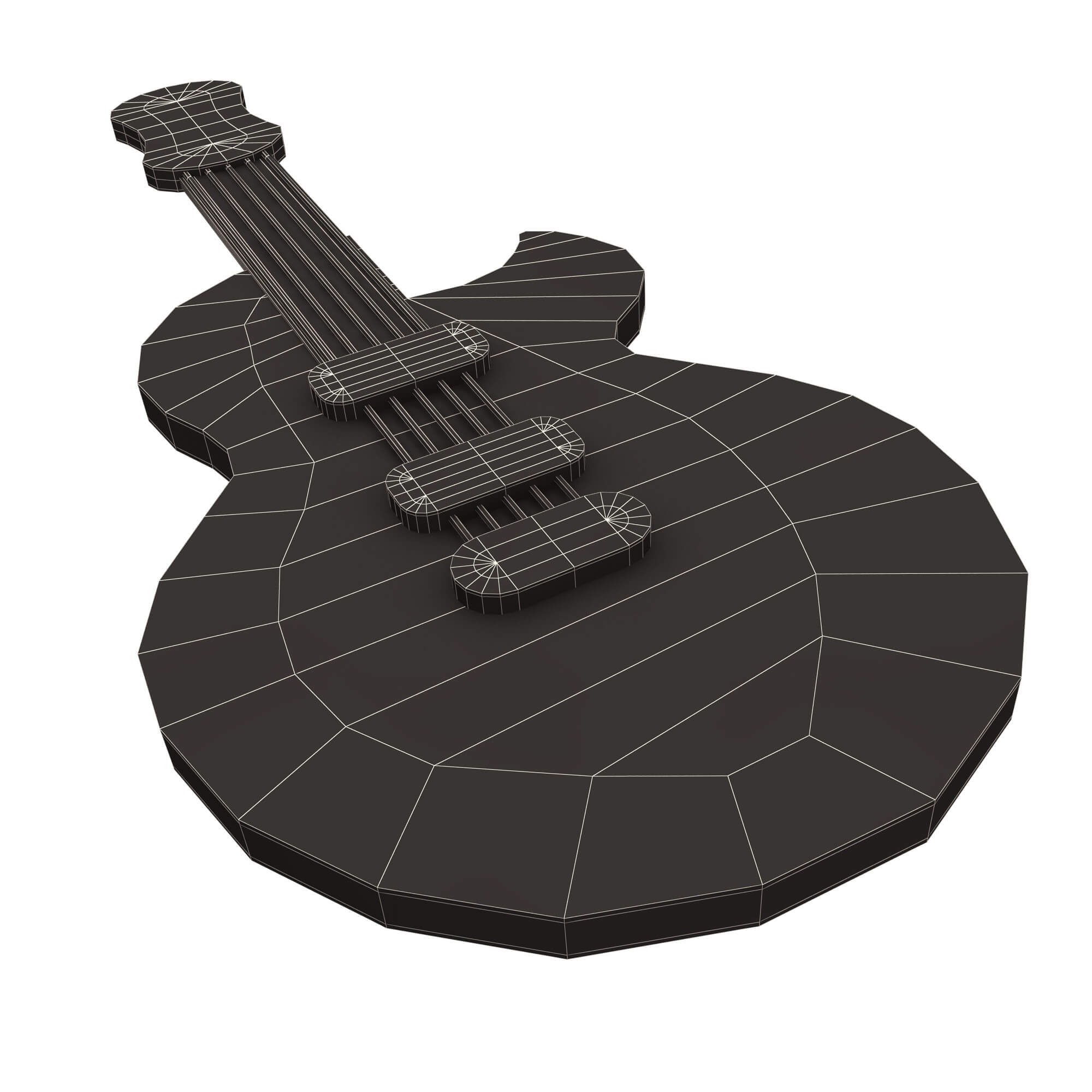 Guitar Emoji - 3D Model by KhaganFX