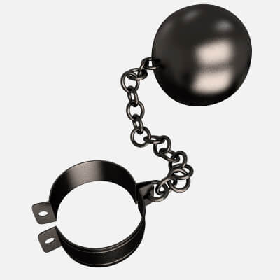 Ball and Chain - 3D Model by KhaganFX