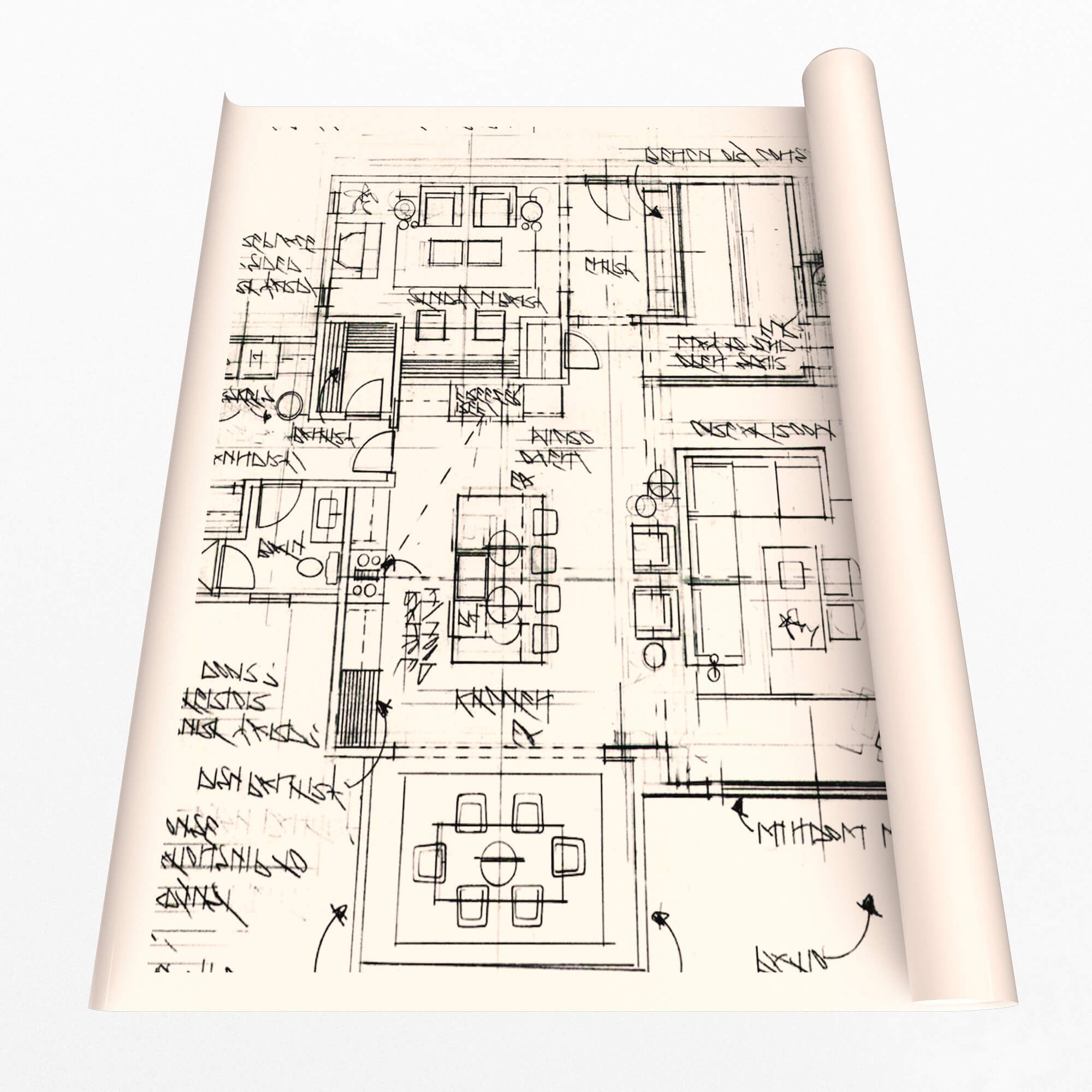 House Blueprints 01 - 3D Model by KhaganFX