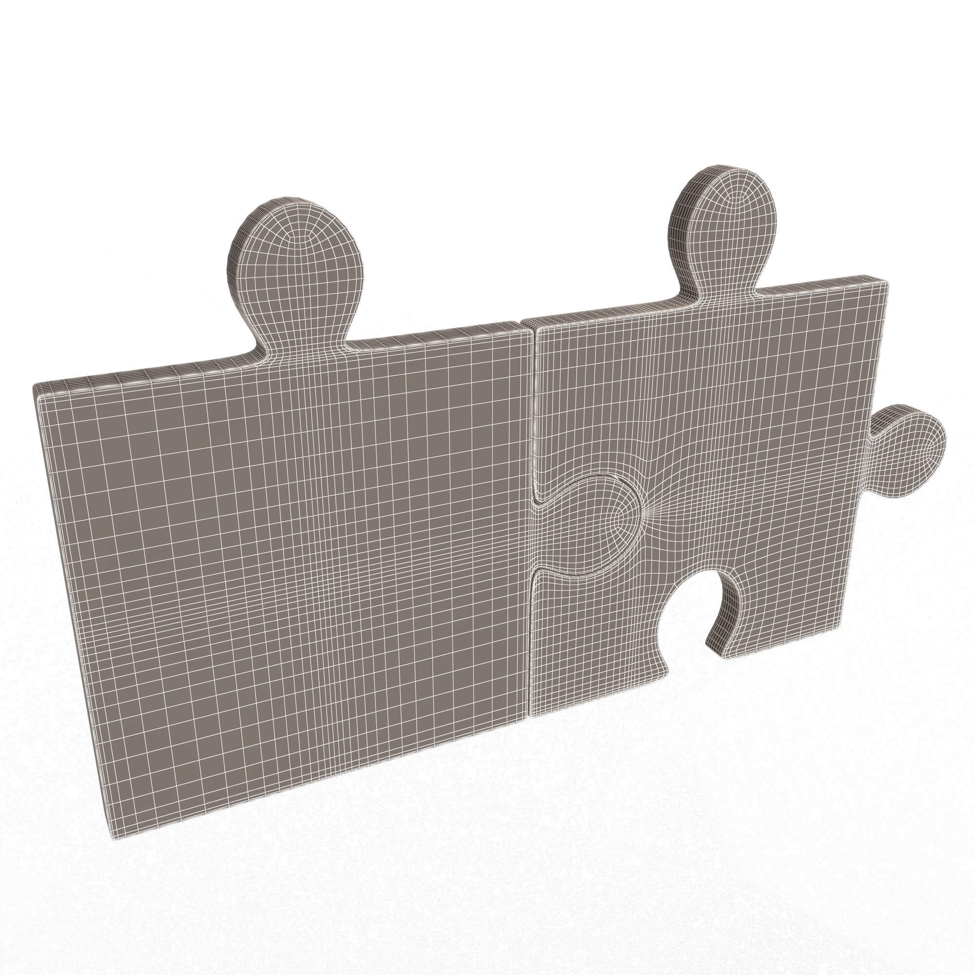 Jigsaw Puzzle 04 - 3D Model by KhaganFX