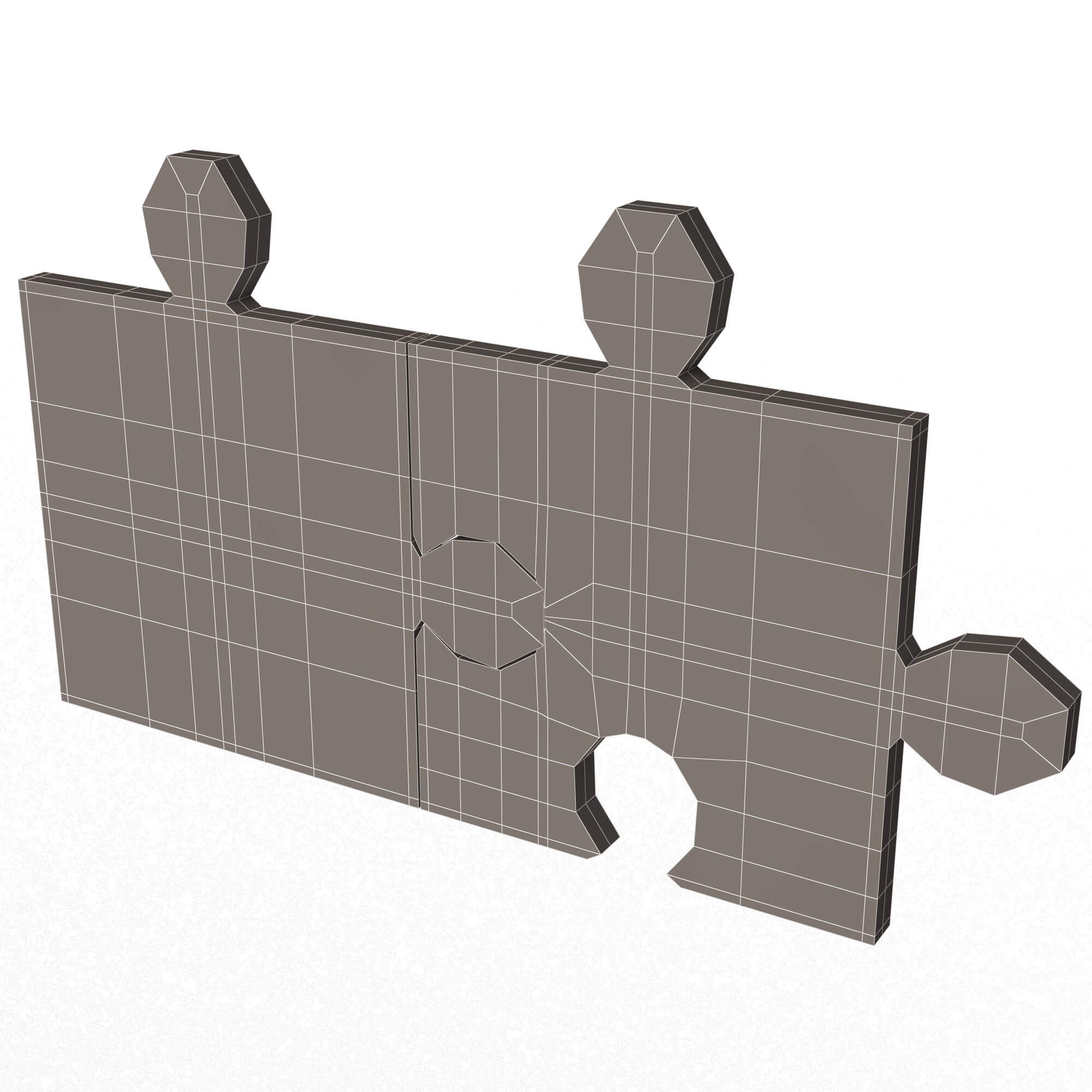 Jigsaw Puzzle 04 - 3D Model by KhaganFX