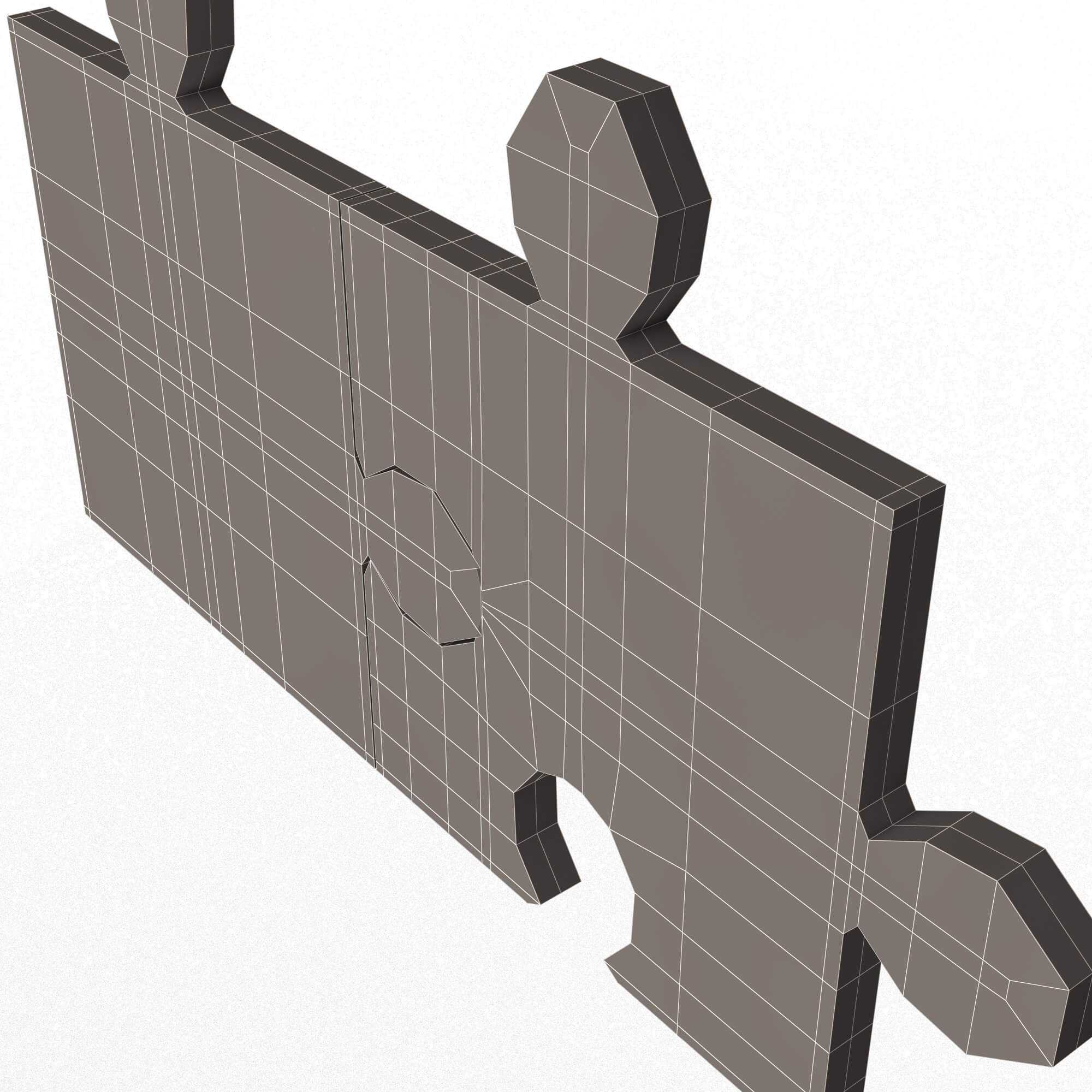 Jigsaw Puzzle 04 - 3D Model by KhaganFX