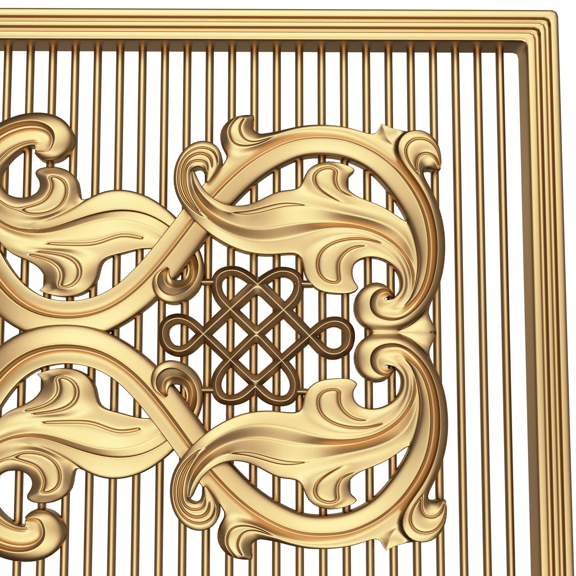 Lattice Carved Panel For CNC - 3D Model by KhaganFX