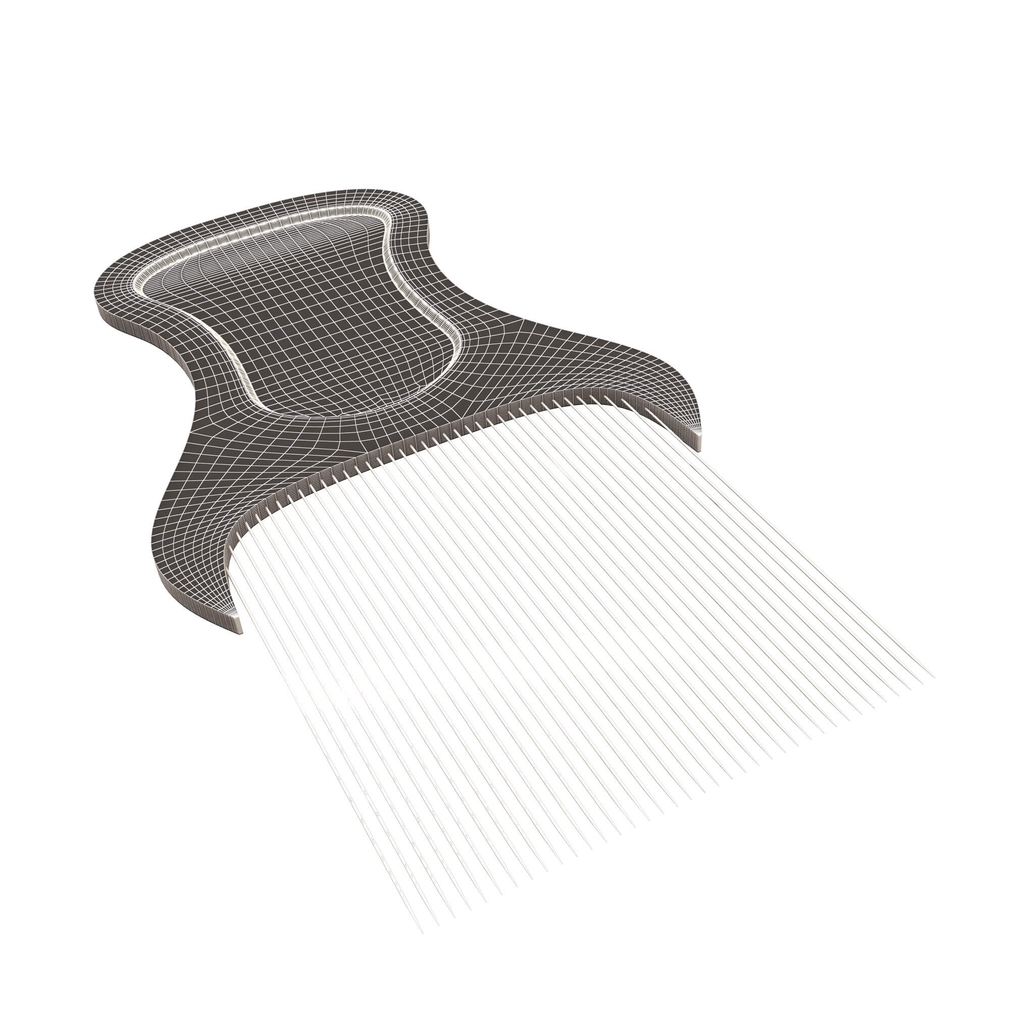 Lice Comb - 3D Model by KhaganFX
