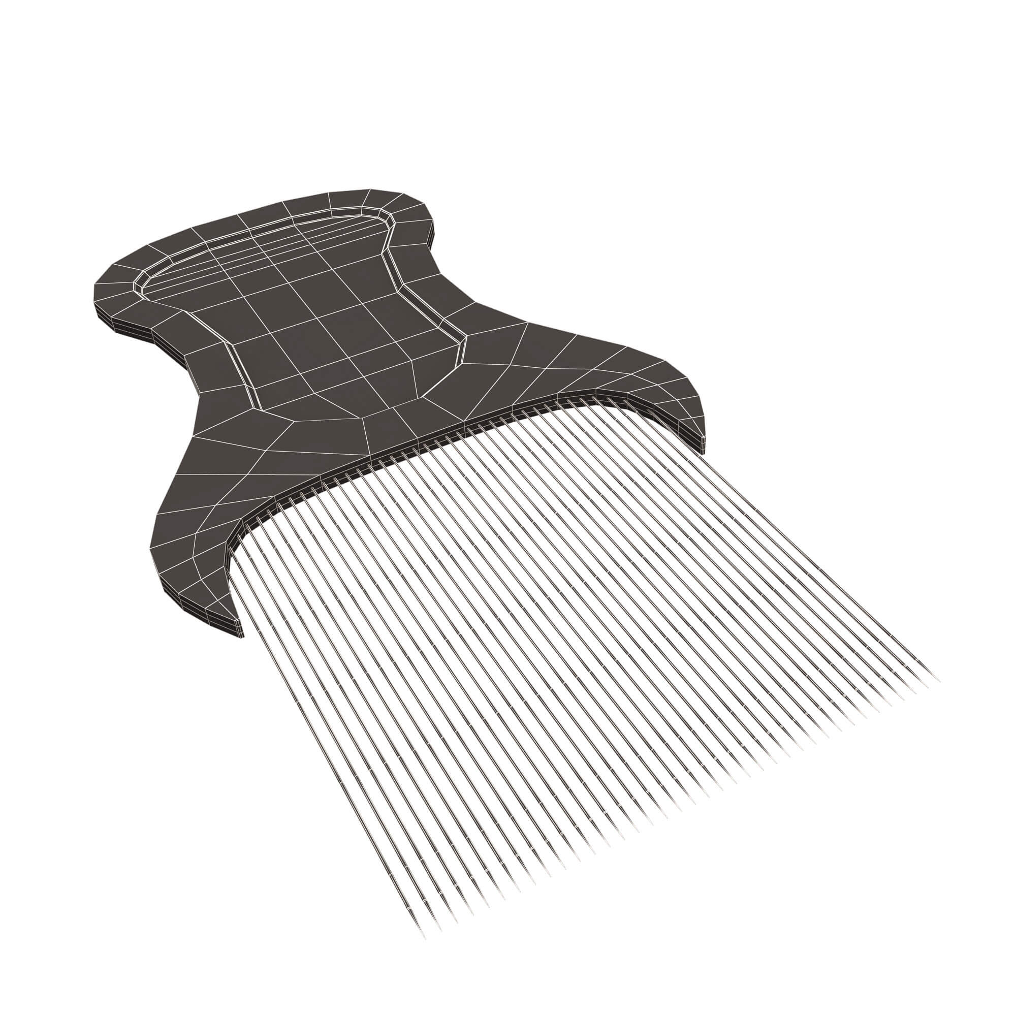 Lice Comb - 3D Model by KhaganFX