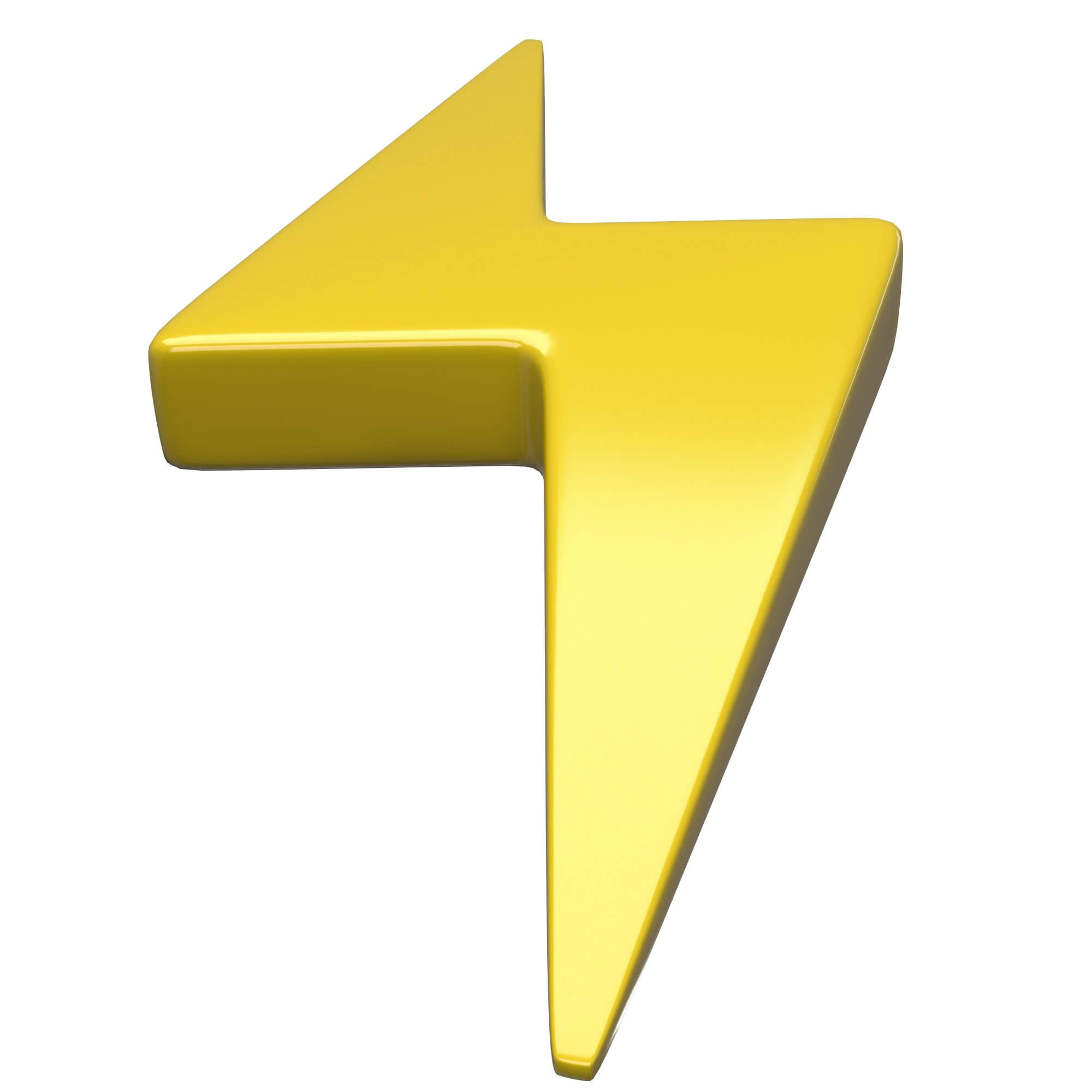 Lightning Symbol - 3D Model by KhaganFX