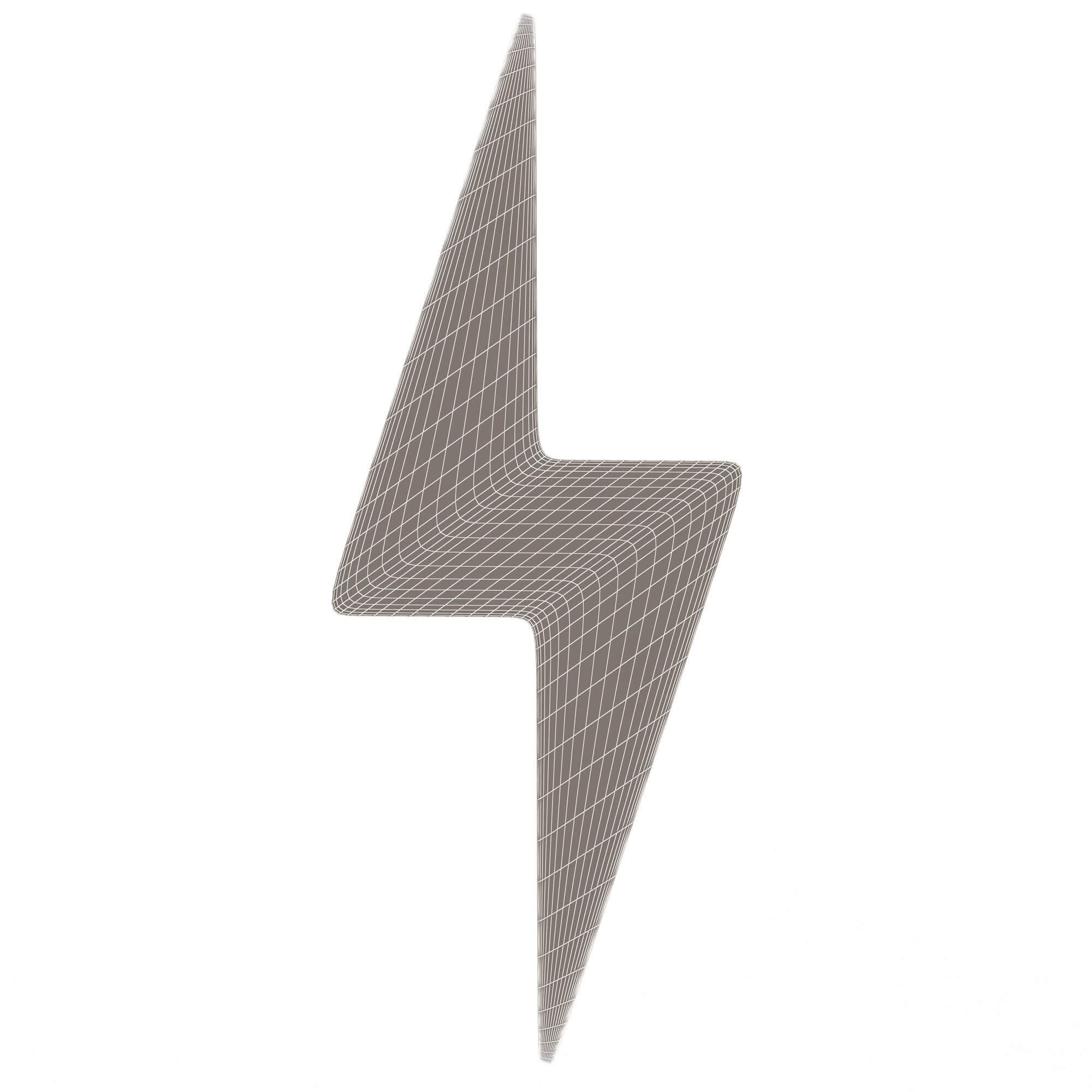 Lightning Symbol - 3D Model by KhaganFX