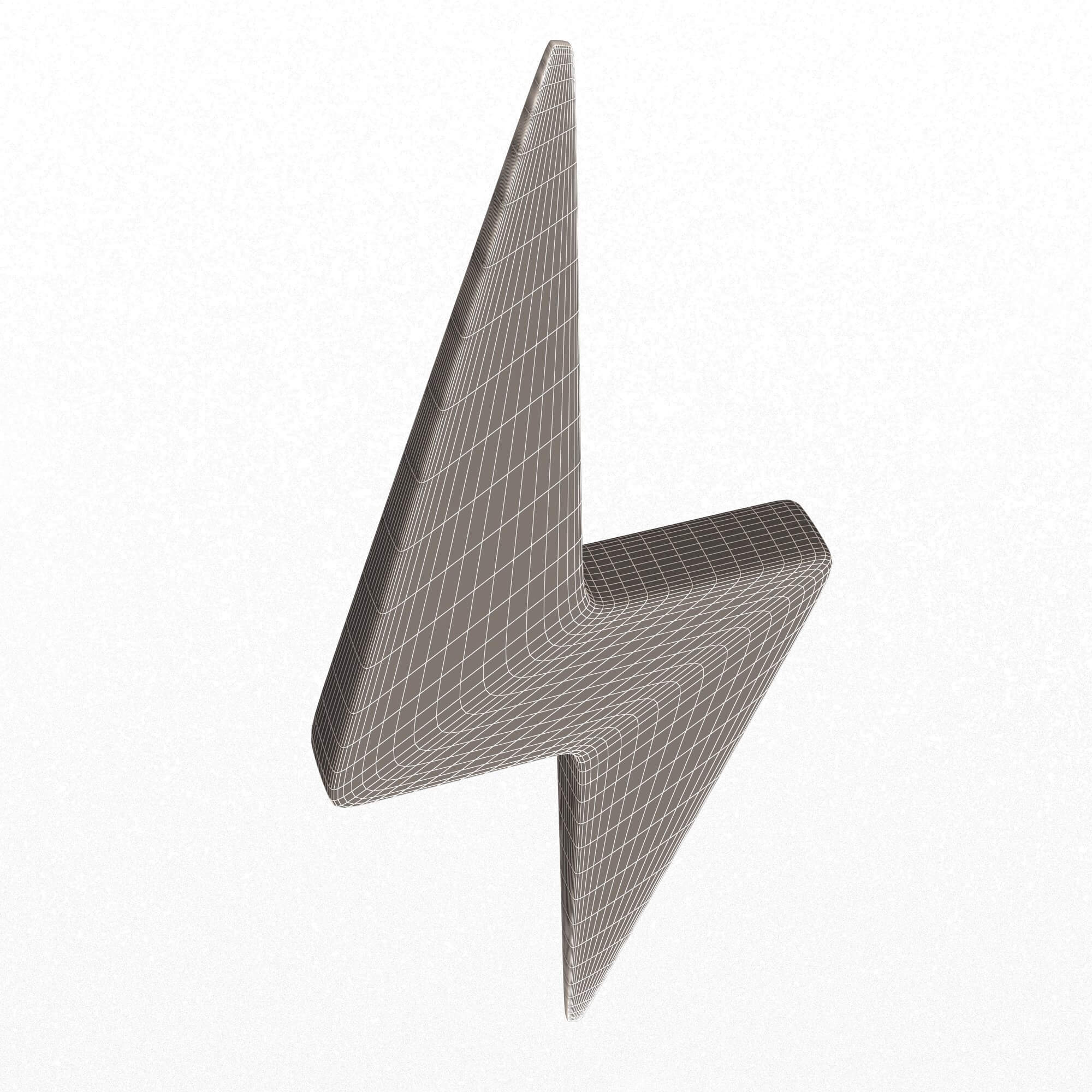Lightning Symbol - 3D Model by KhaganFX