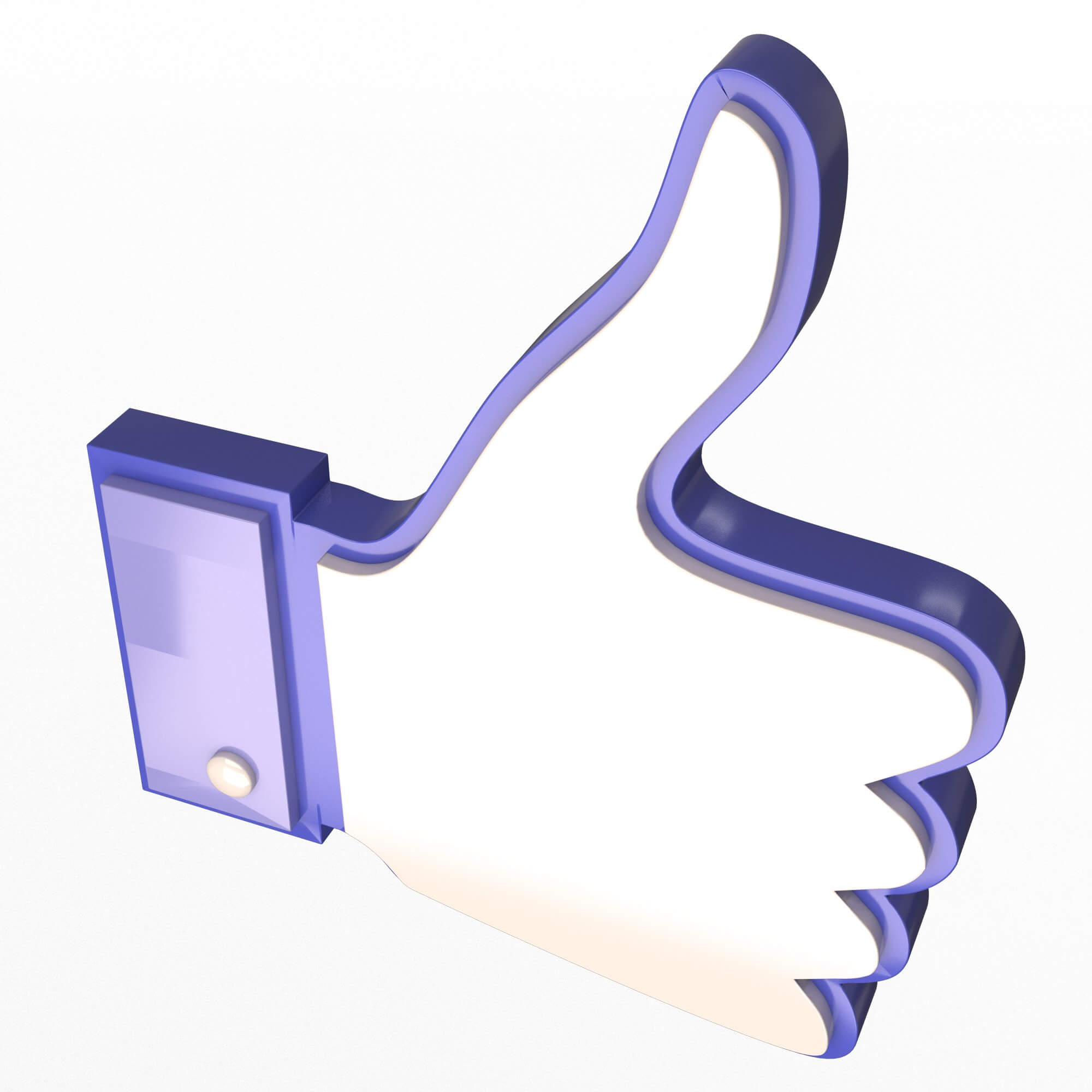 Like Icon - 3D Model by KhaganFX