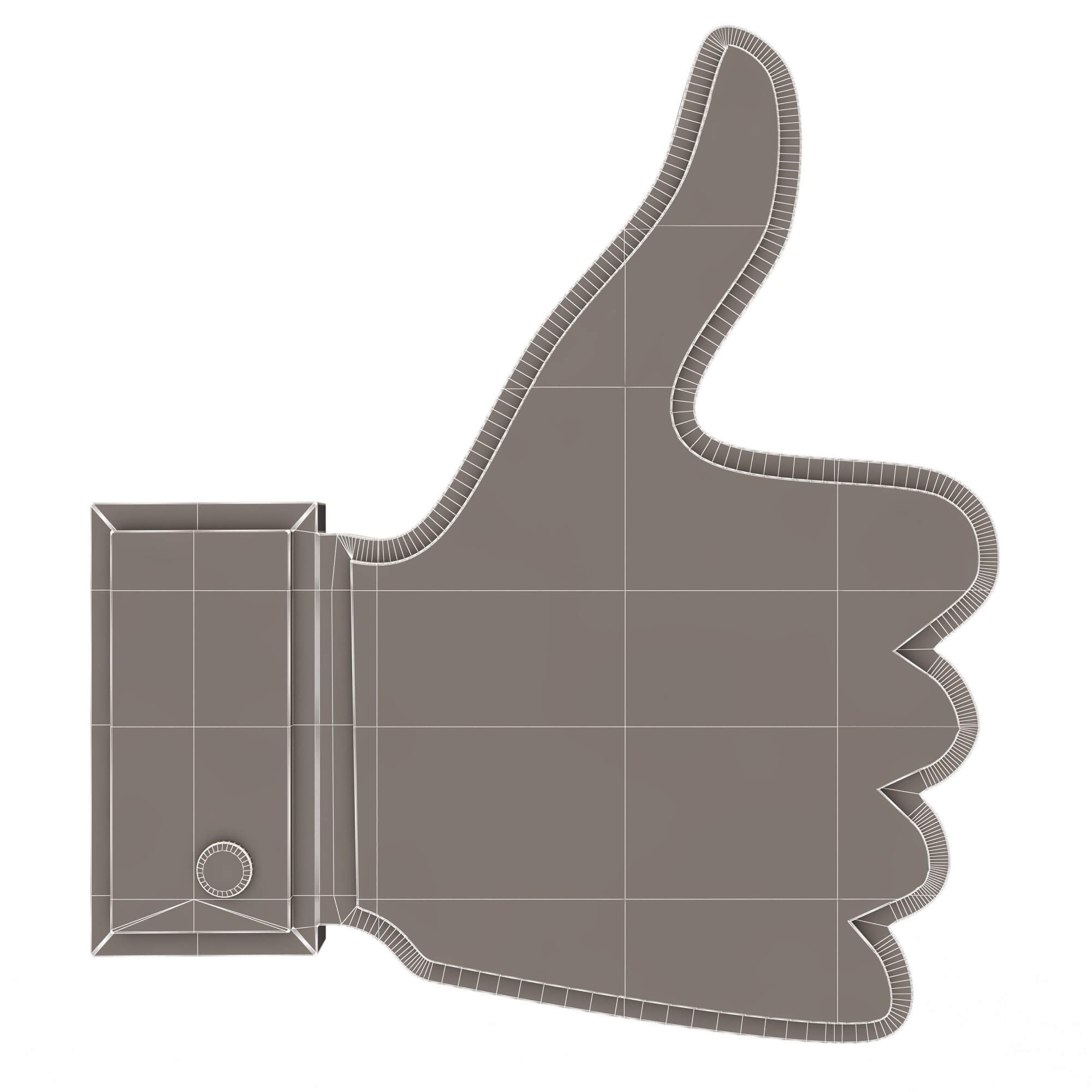 Like Icon - 3D Model by KhaganFX