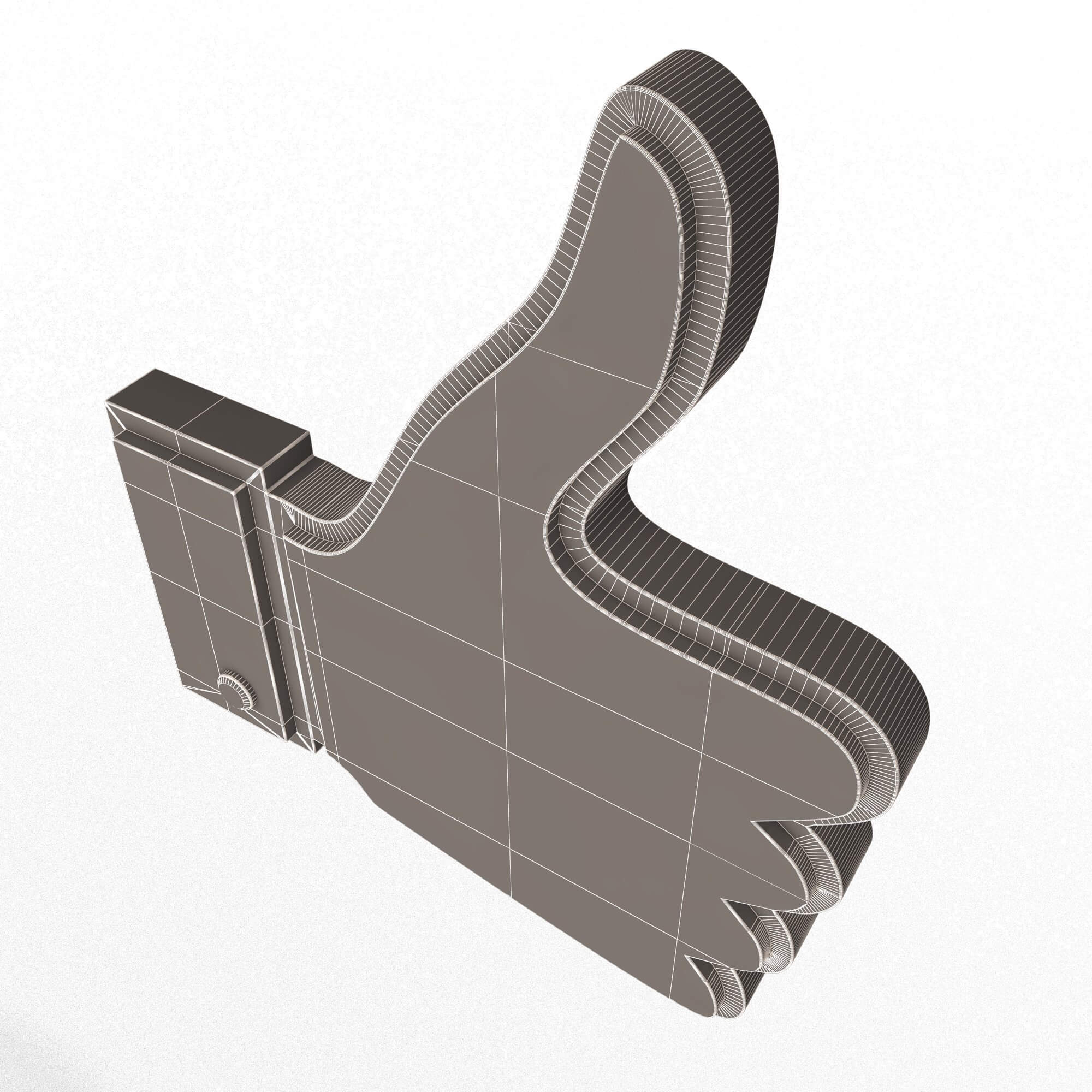 Like Icon - 3D Model by KhaganFX