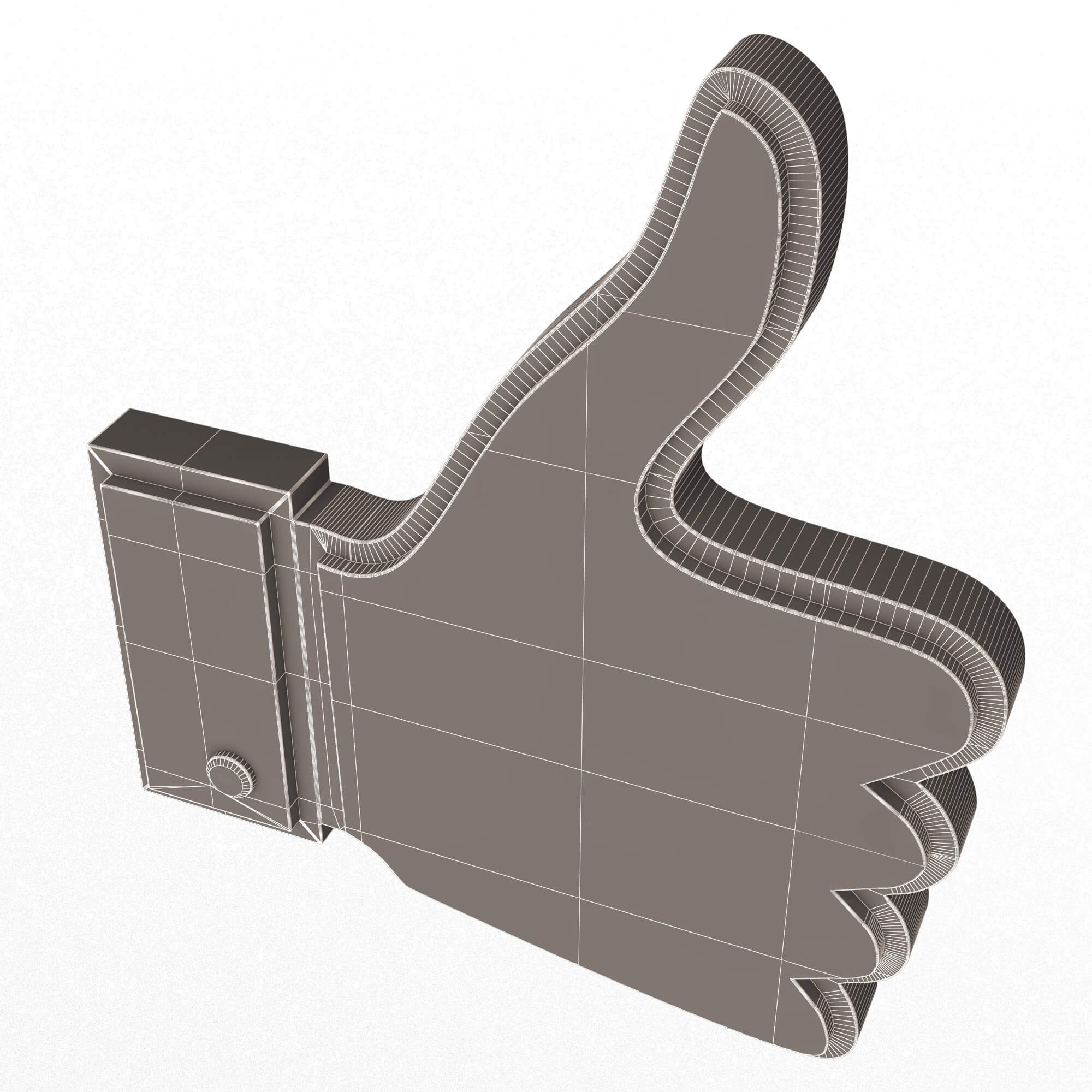 Like Icon - 3D Model by KhaganFX