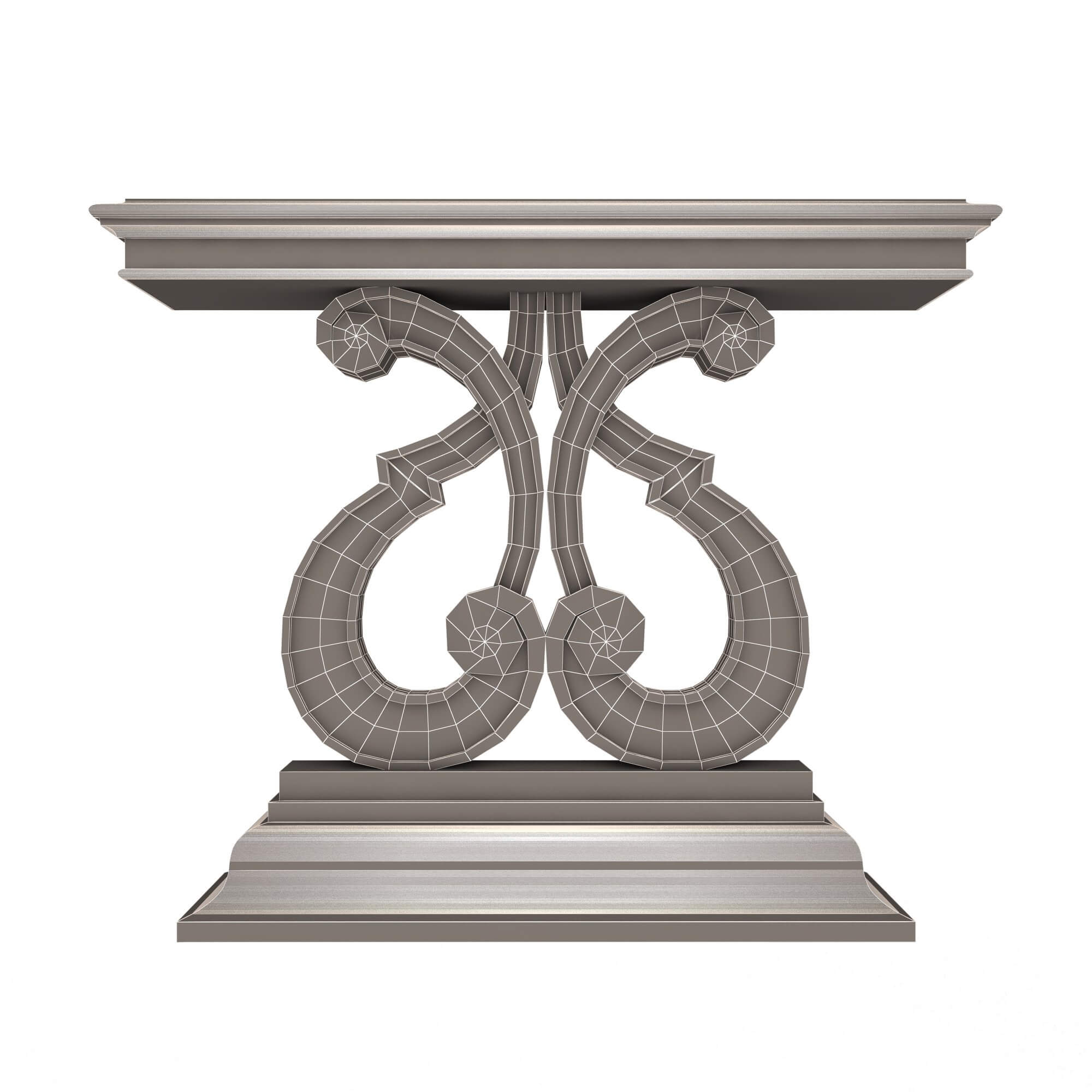 Luxury Console Table 01 - 3D Model by KhaganFX